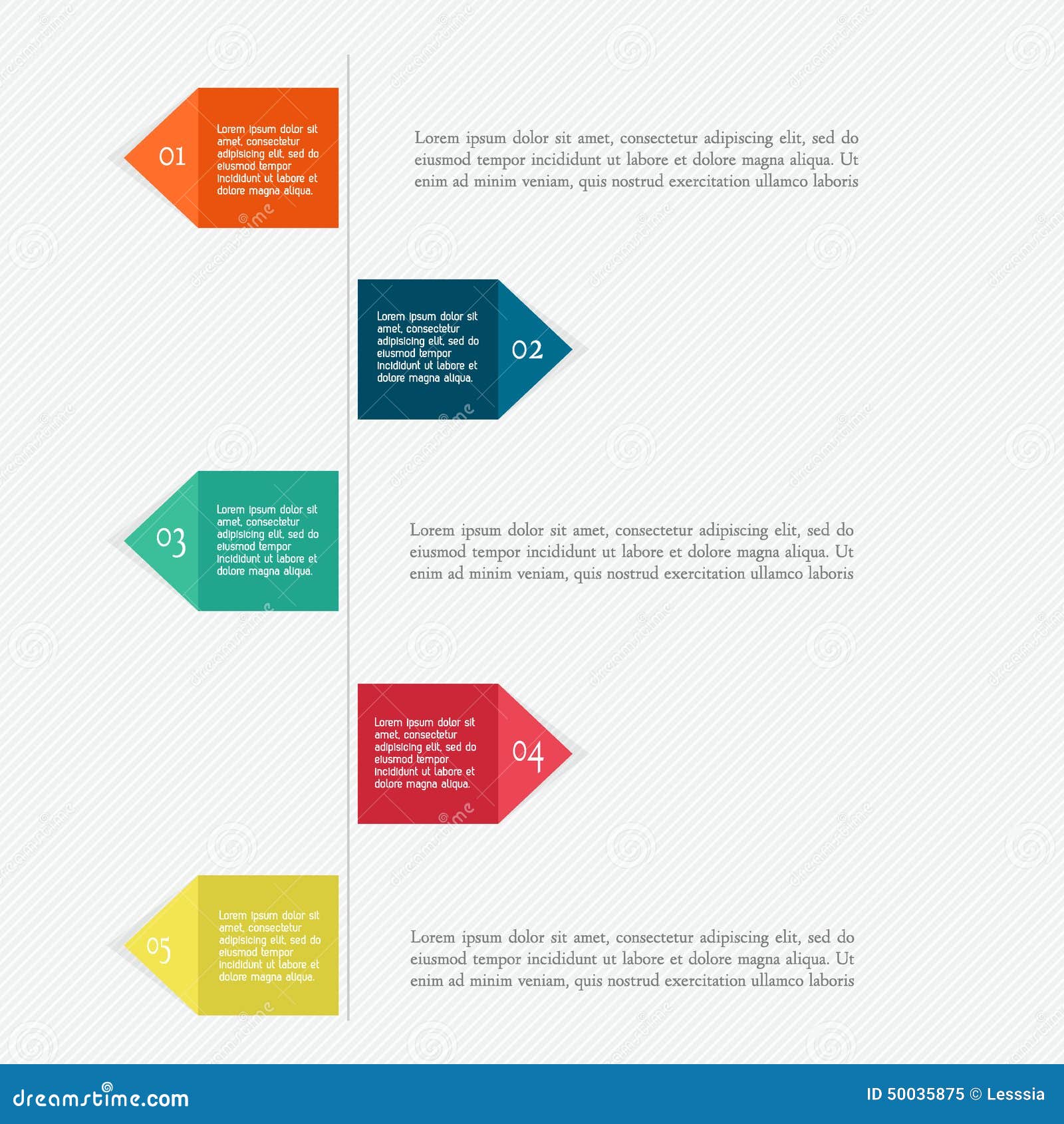 Vector colorful text box, stock vector. Illustration of chart - 50035875