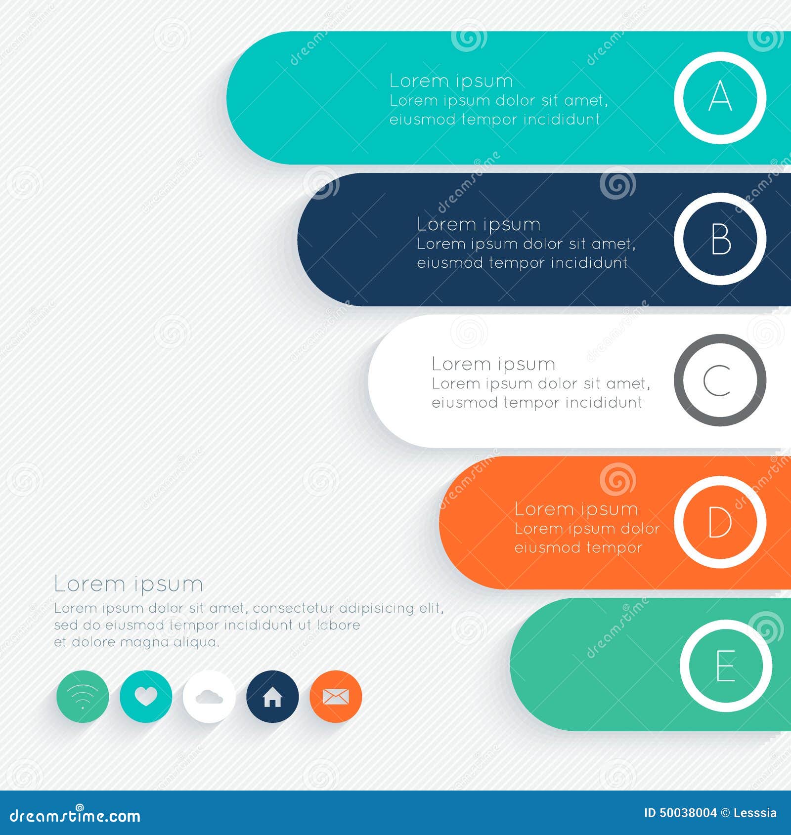 Vector colorful text box stock vector. Illustration of colorful - 50038004