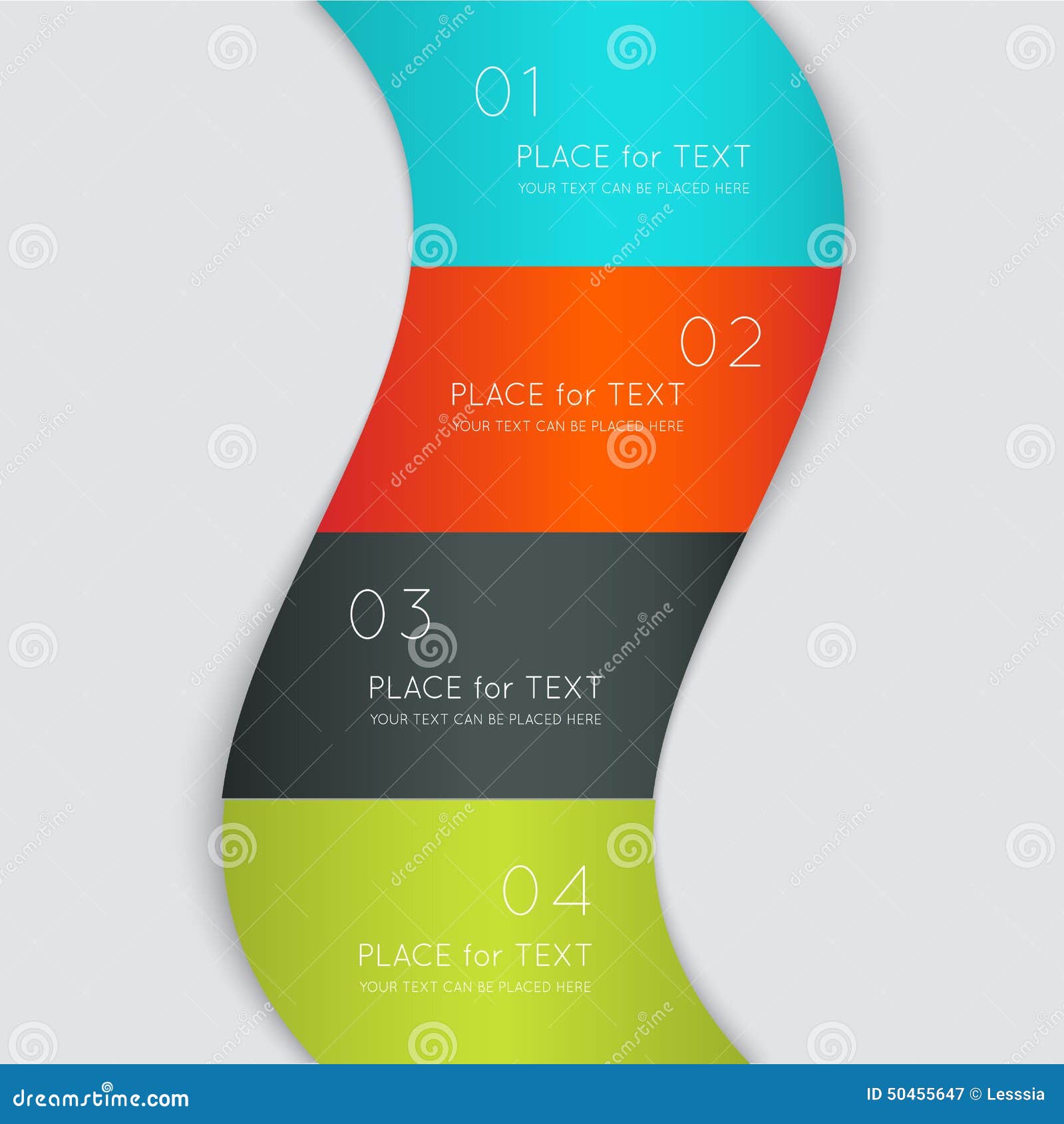 Vector Colorful Text Box, Trendy Colors. Stock Vector - Illustration of ...