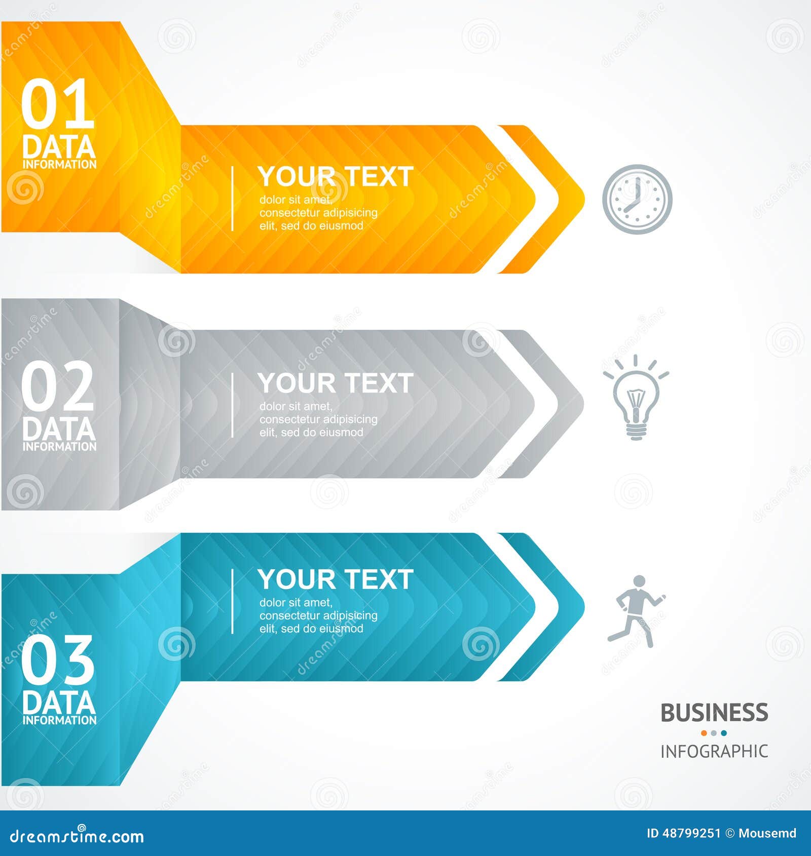 Vector Colorful Text Boxes, Infographics Stock Vector - Illustration of ...