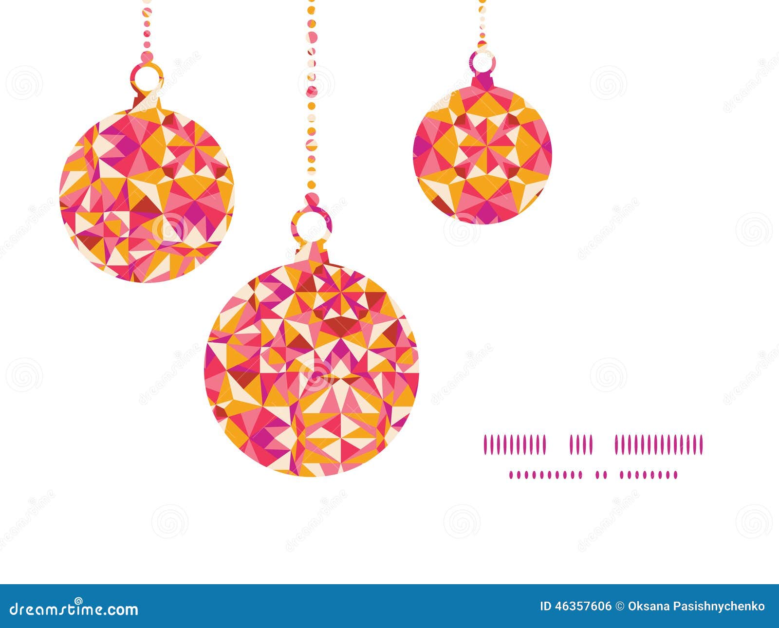 Vector Colorful Triangle Texture Christmas Stock Vector - Illustration ...