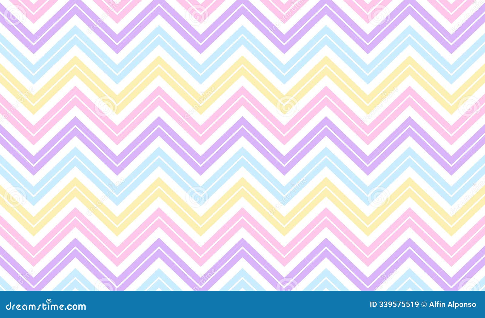 Colorful Zigzag Seamless Pattern Vector Illustration | CartoonDealer ...