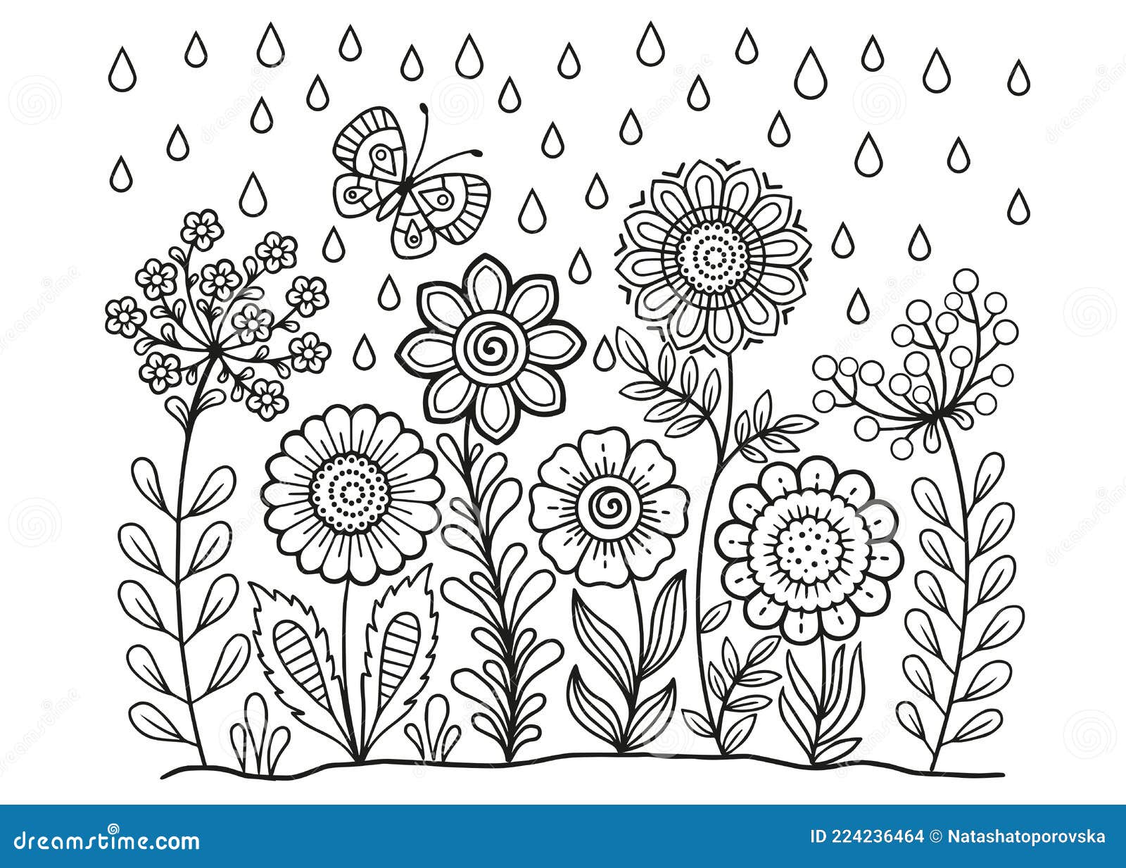 Meadow Coloring Page