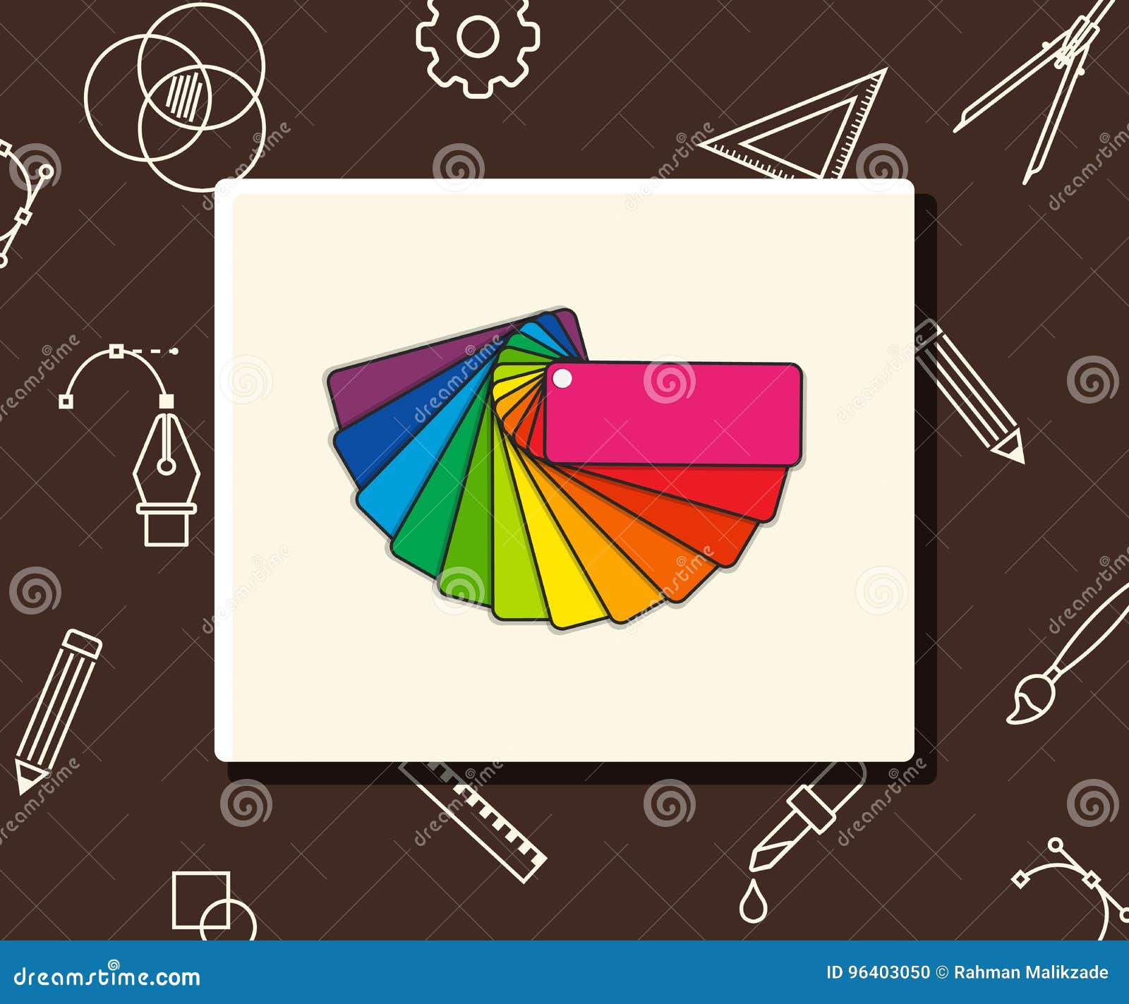 Vector Colour Guide, Business Concept Stock Vector - Illustration of ...