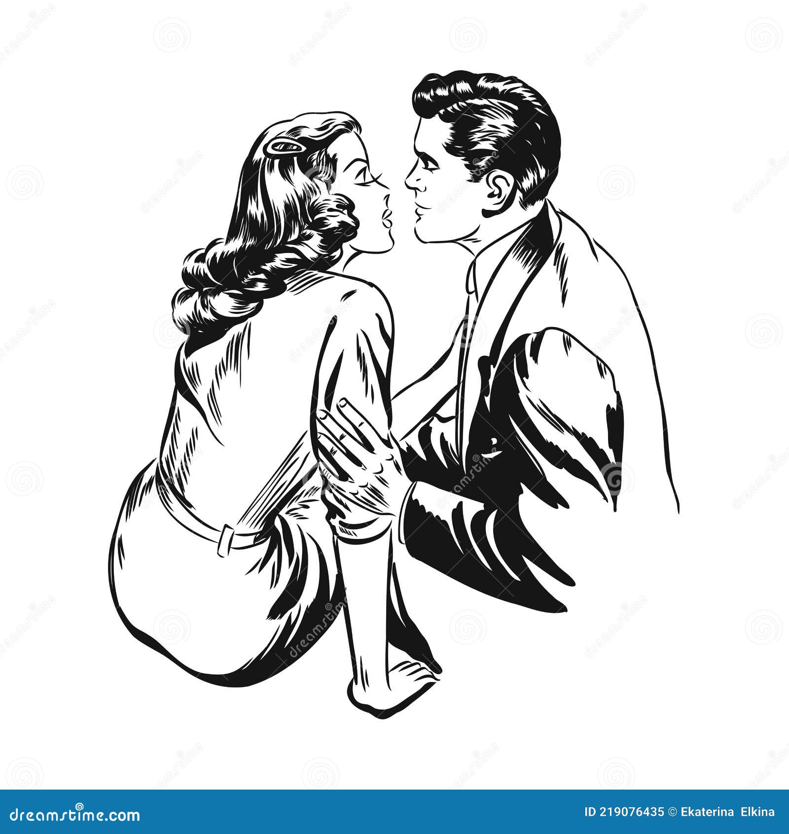 Vector Comic Book View of Characters Facial Expression Stock Vector ...