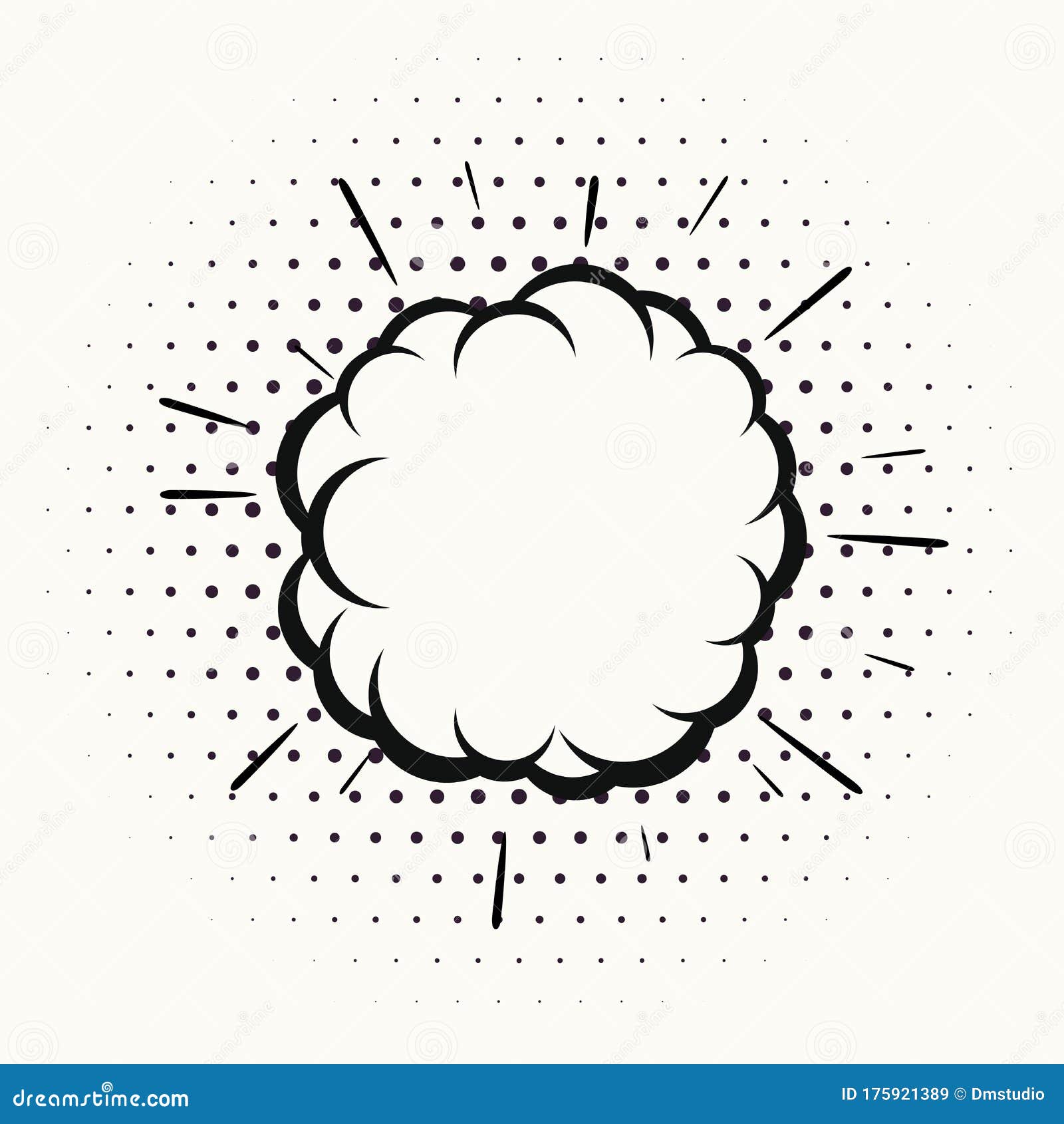 Comic Book Action Bubbles Vector