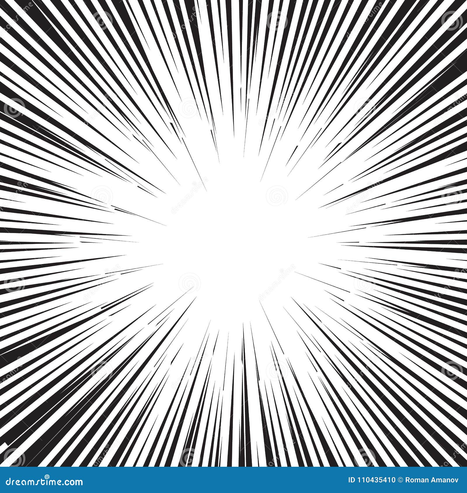 Vector Comics Speed Concept. Warp Effect. Motion Vector Template Stock ...