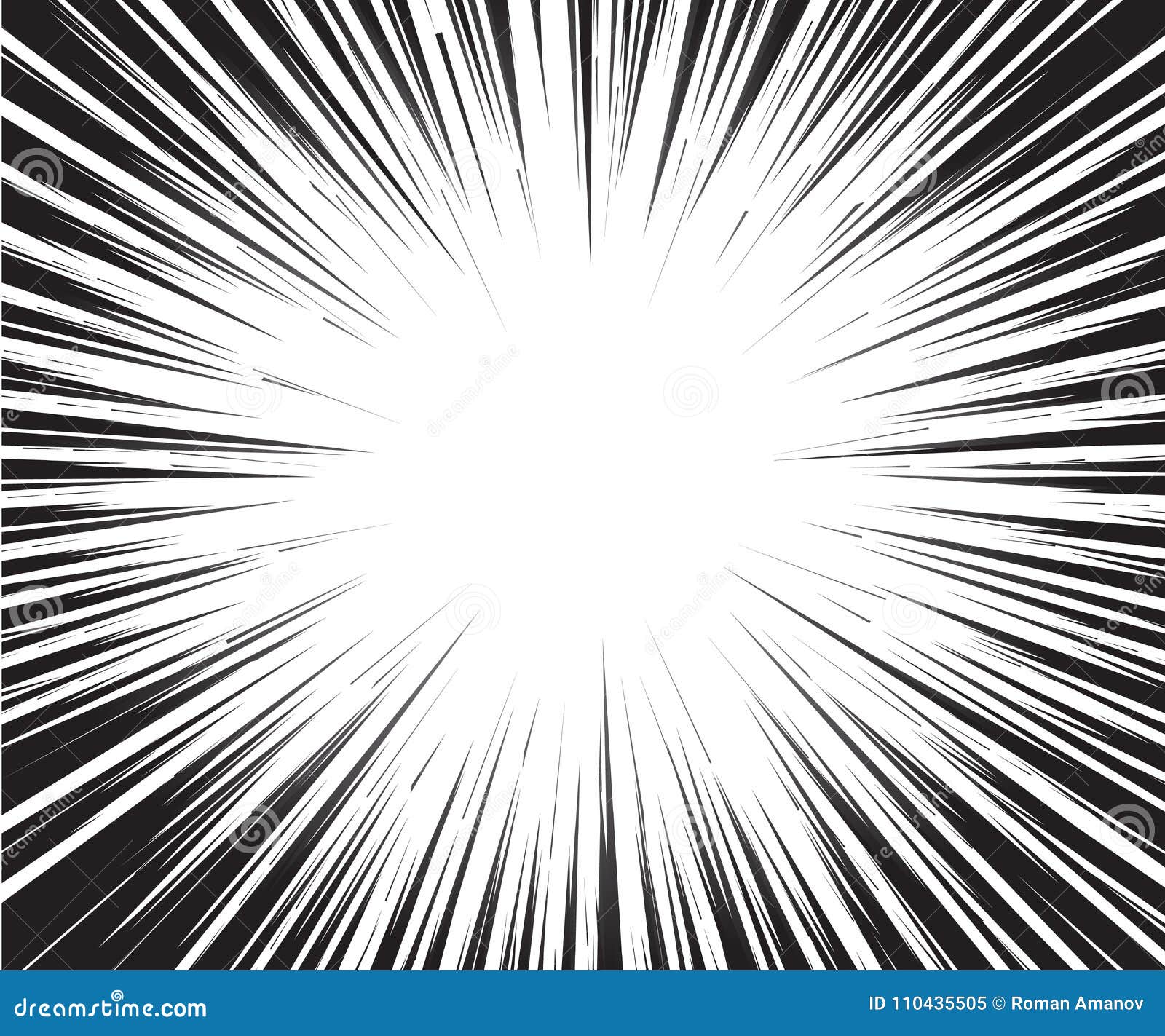 Vector Comics Speed Concept. Warp Effect. Motion Vector Template Stock ...