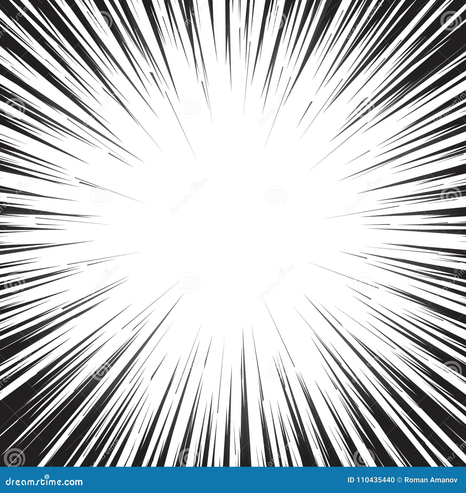 Vector Comics Speed Concept. Warp Effect. Motion Vector Template Stock ...