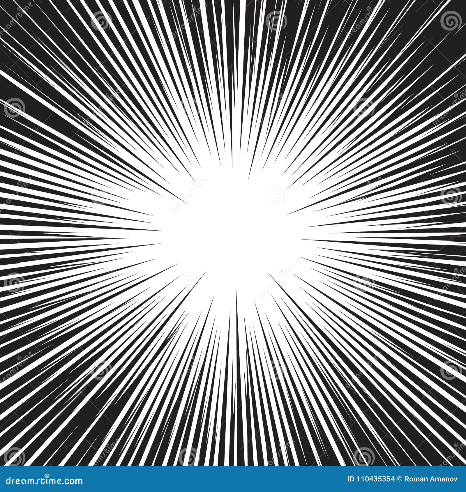 Vector Comics Speed Concept. Warp Effect. Motion Vector Template Stock ...