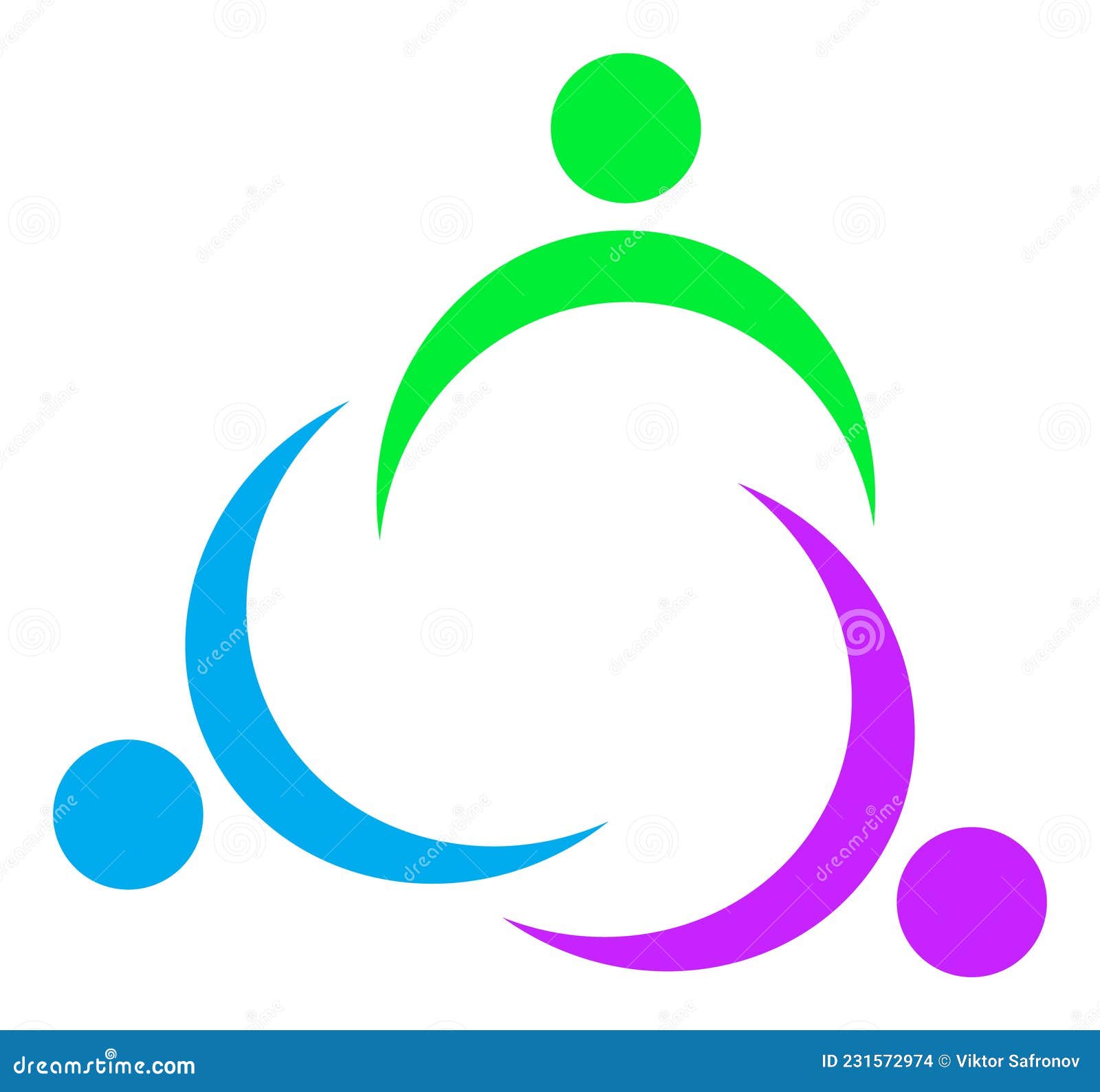 Vector Community Flat Icon Image Stock Illustration - Illustration of ...