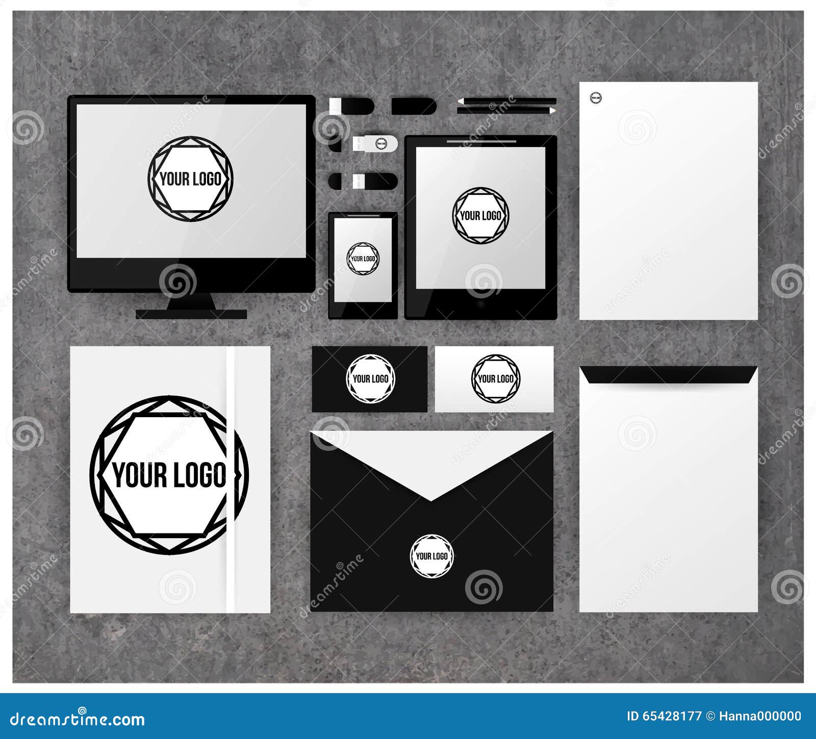 Vector Company Corporate Style Template Design Stock Vector ...
