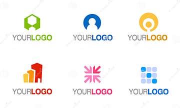 Vector company logo set stock vector. Illustration of clean - 9246796