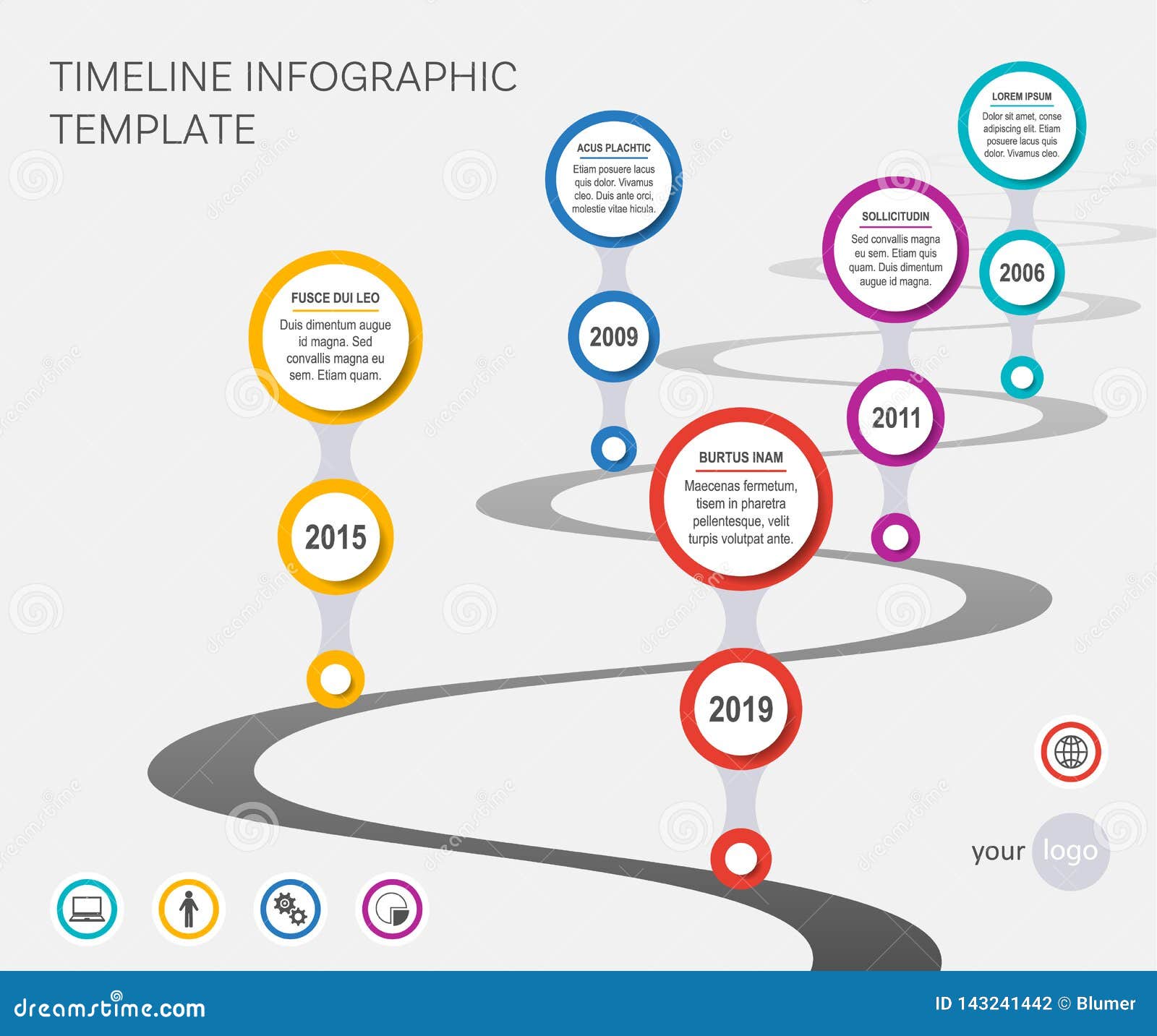 Company Timeline. Milestone Road With Pointers, History Process Line ... Company Timeline. Milestone Road With Pointers, History Process Line ...