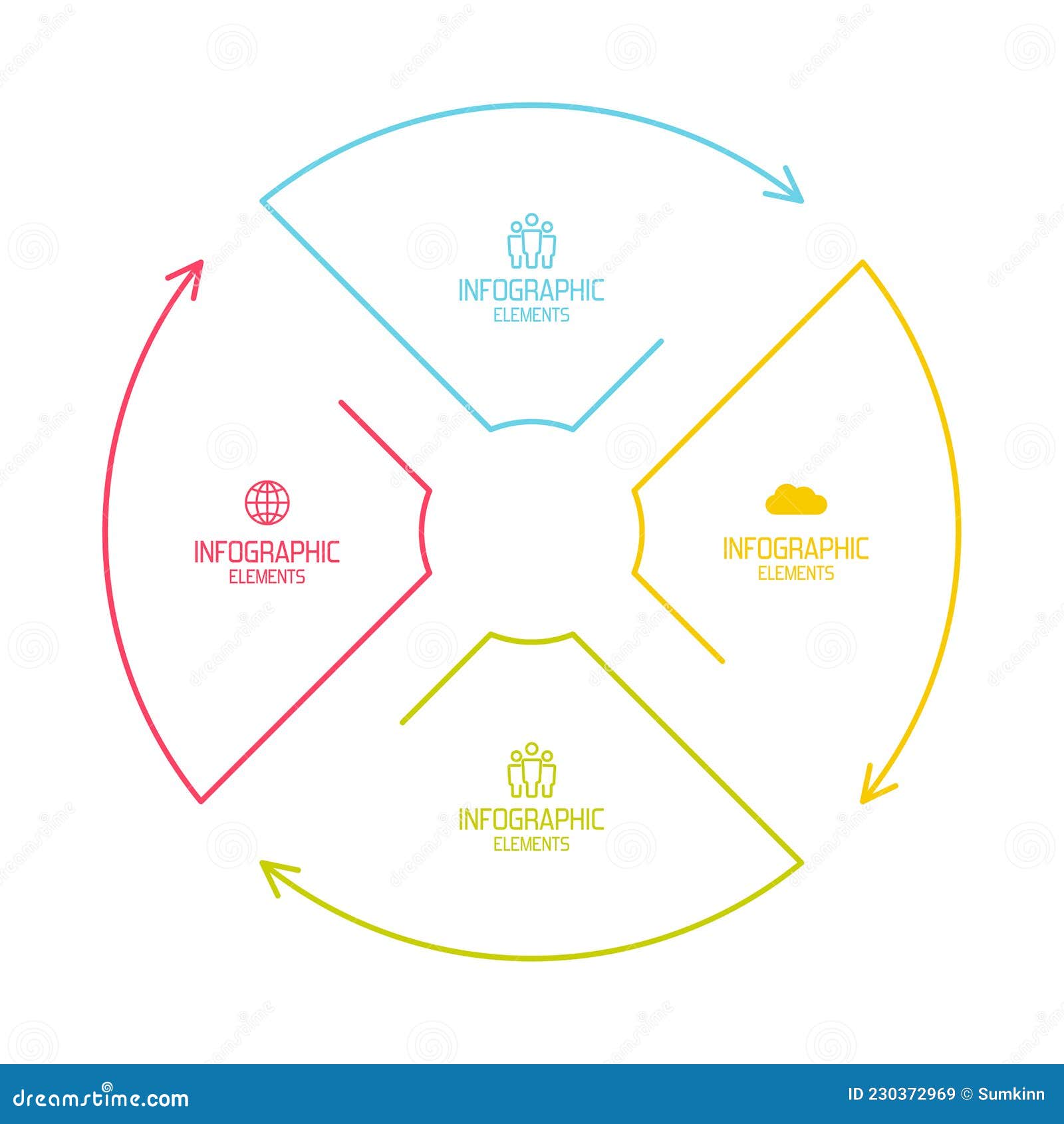 Vector Comparative chart. stock vector. Illustration of project - 230372969
