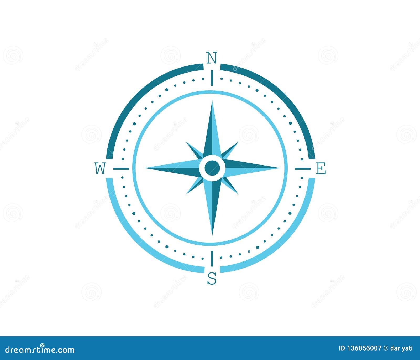 Vector - Compass Signs and Symbols Stock Vector - Illustration of ...