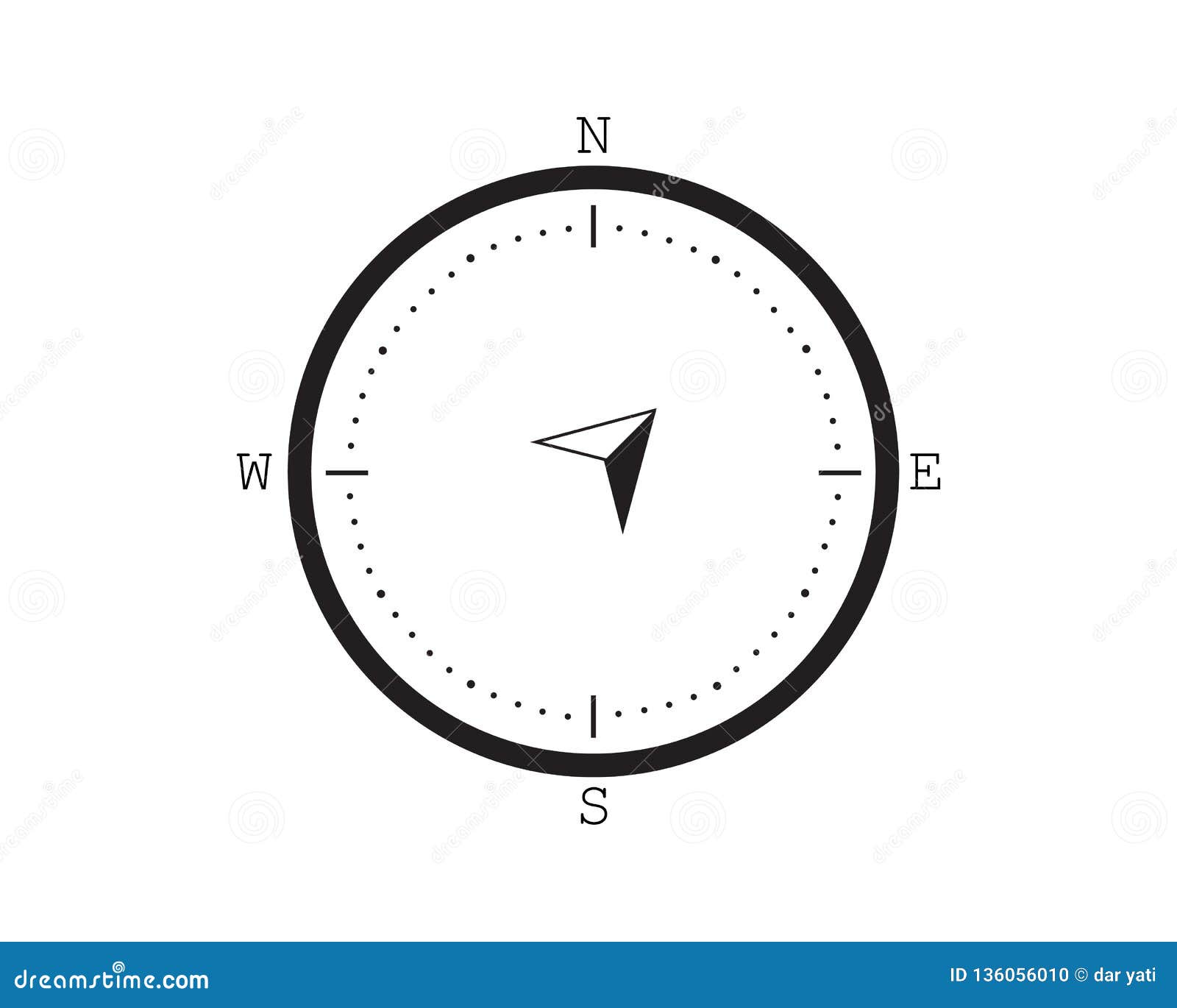 Vector - Compass Signs and Symbols Stock Vector - Illustration of ...