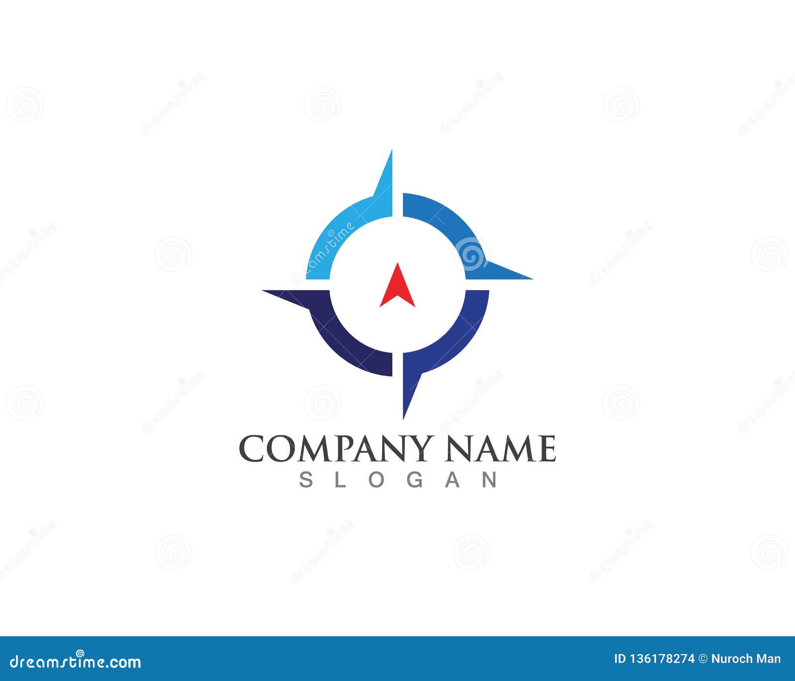 Vector - Compass Signs and Symbols Logo Stock Vector - Illustration of ...