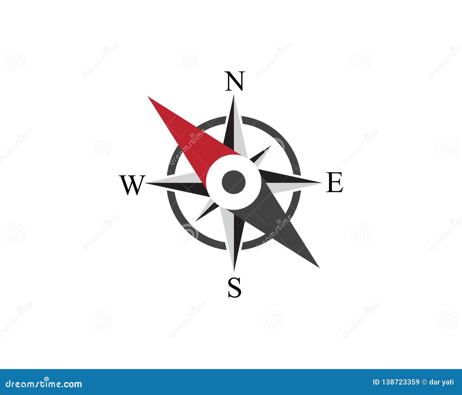 Vector - Compass Signs and Symbols Stock Vector - Illustration of ...