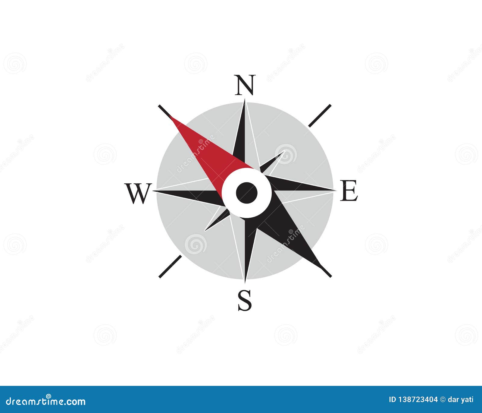 Vector - Compass Signs and Symbols Stock Vector - Illustration of ...