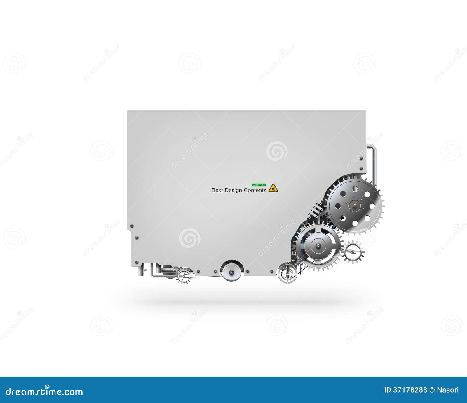 Vector complex machine stock illustration. Illustration of technical ...