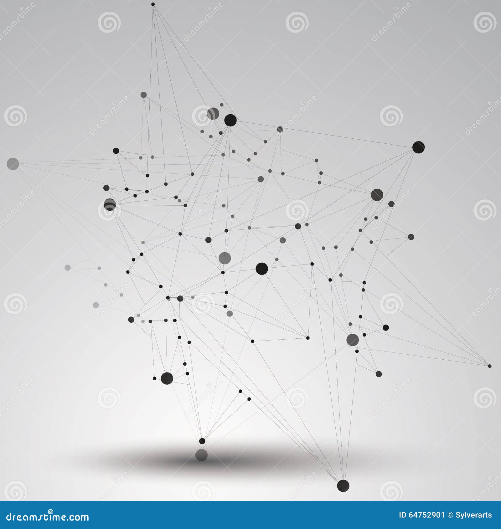 Vector Complicated 3d Figure, Modern Digital Technology Style Form ...