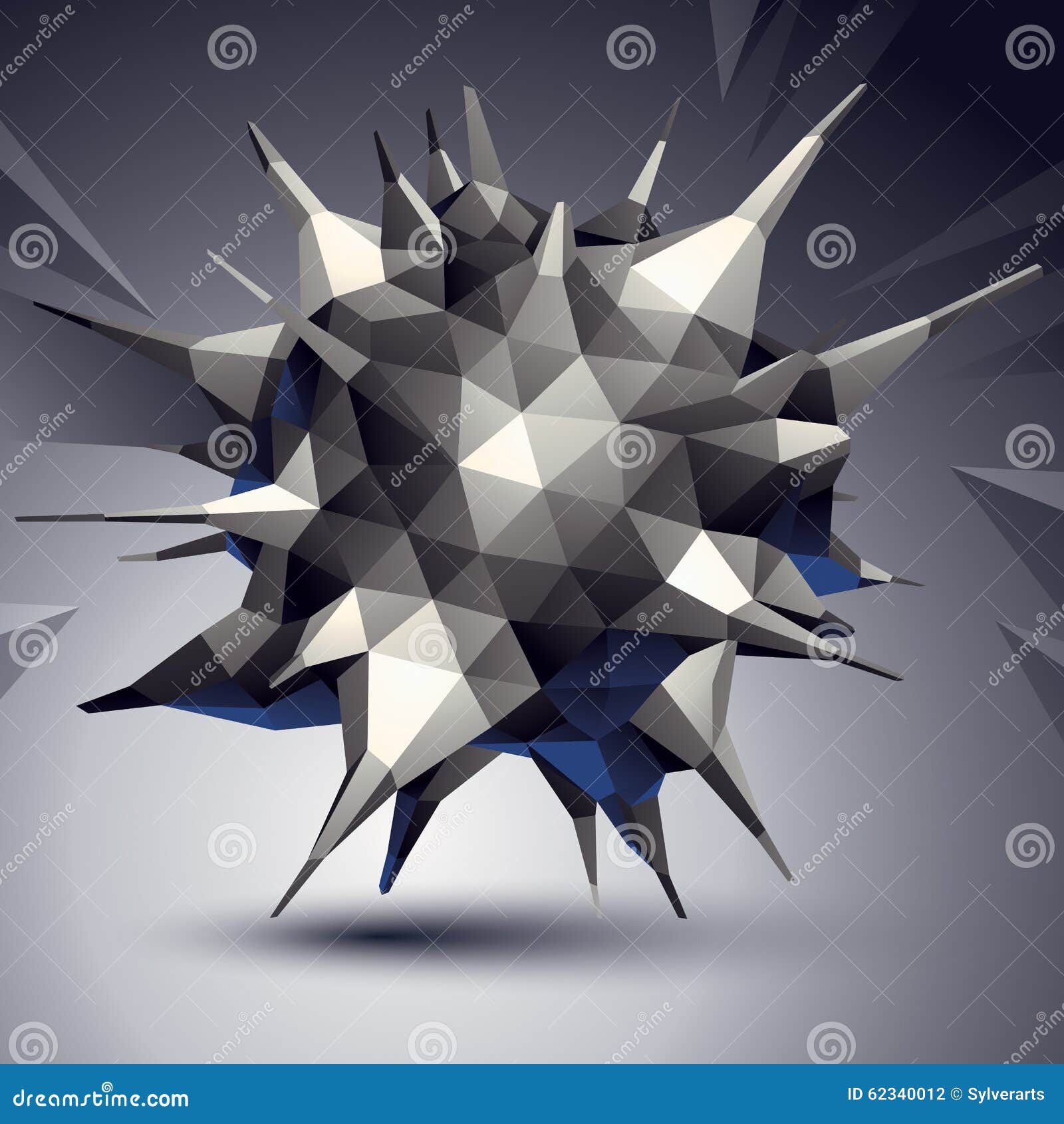 Vector Complicated 3d Backdrop, Modern Digital Technology Style ...