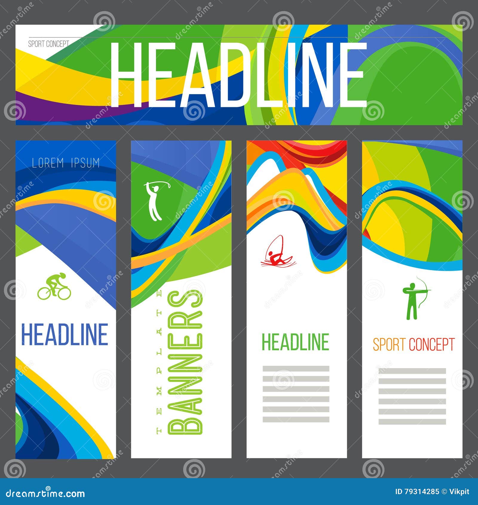 Vector Composition of a Wave of Bands with Different Colors are ...