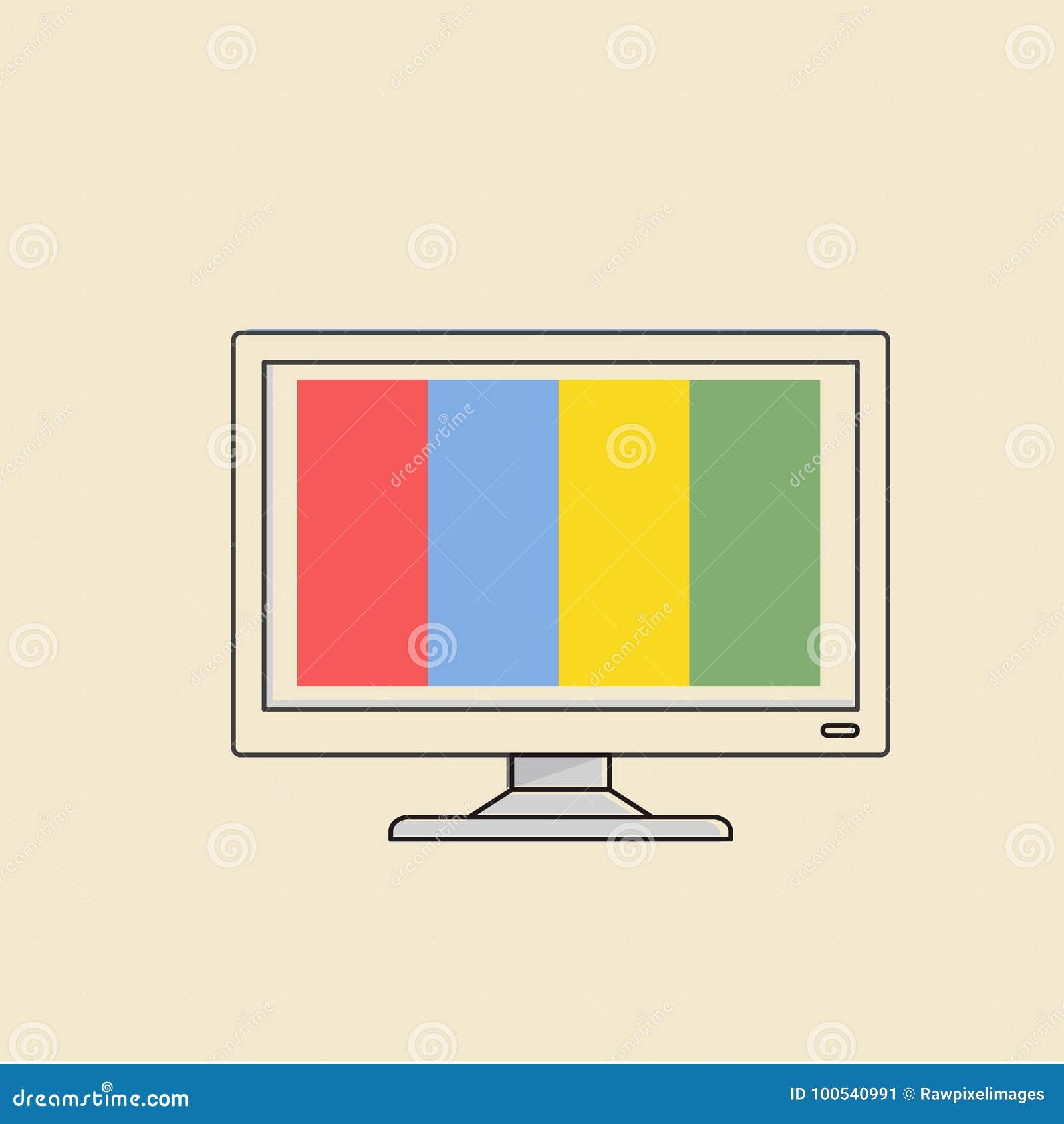 Vector of Computer Digital Device Stock Vector - Illustration of device ...