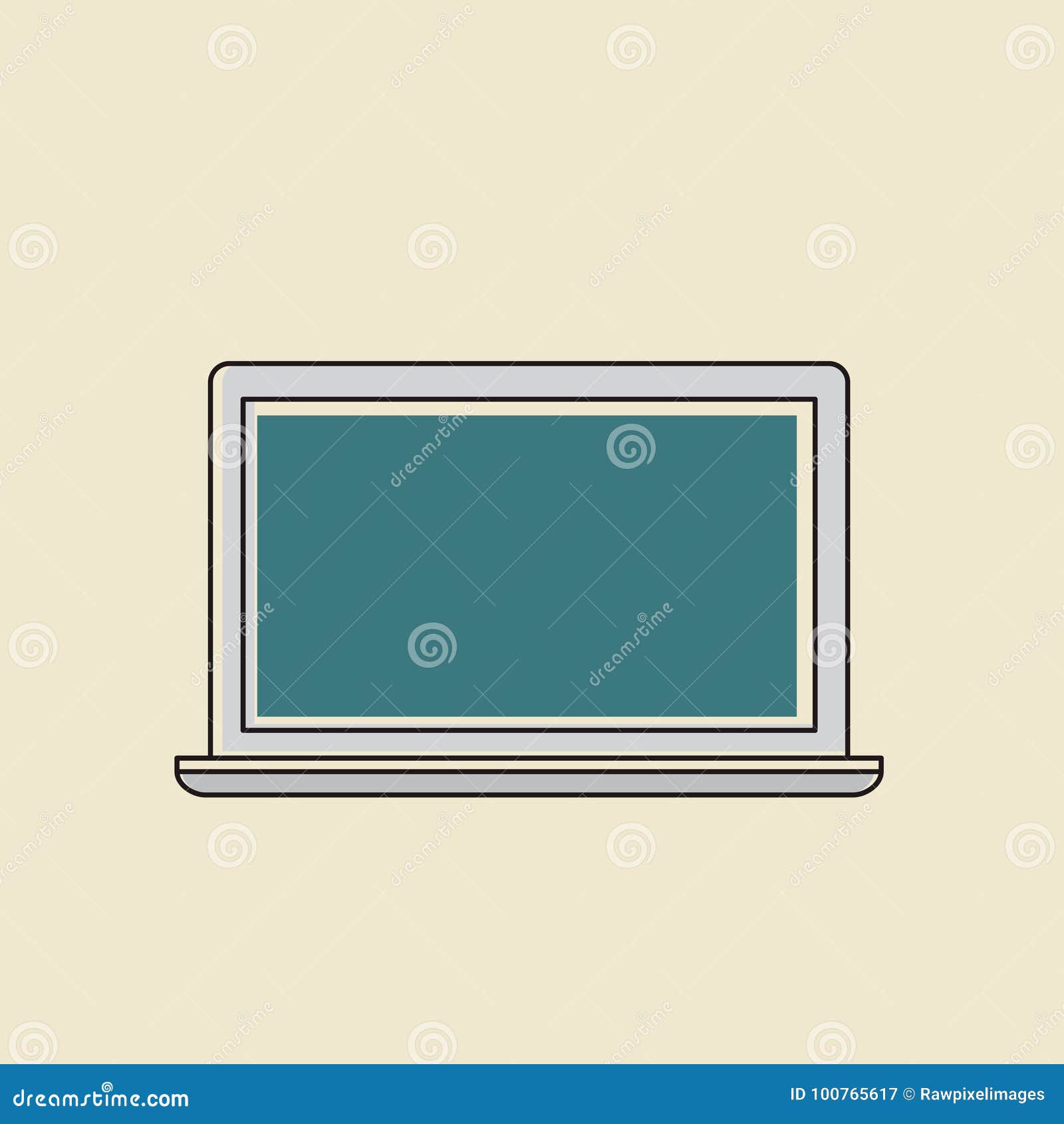 Vector of Computer Digital Device Stock Vector - Illustration of ...