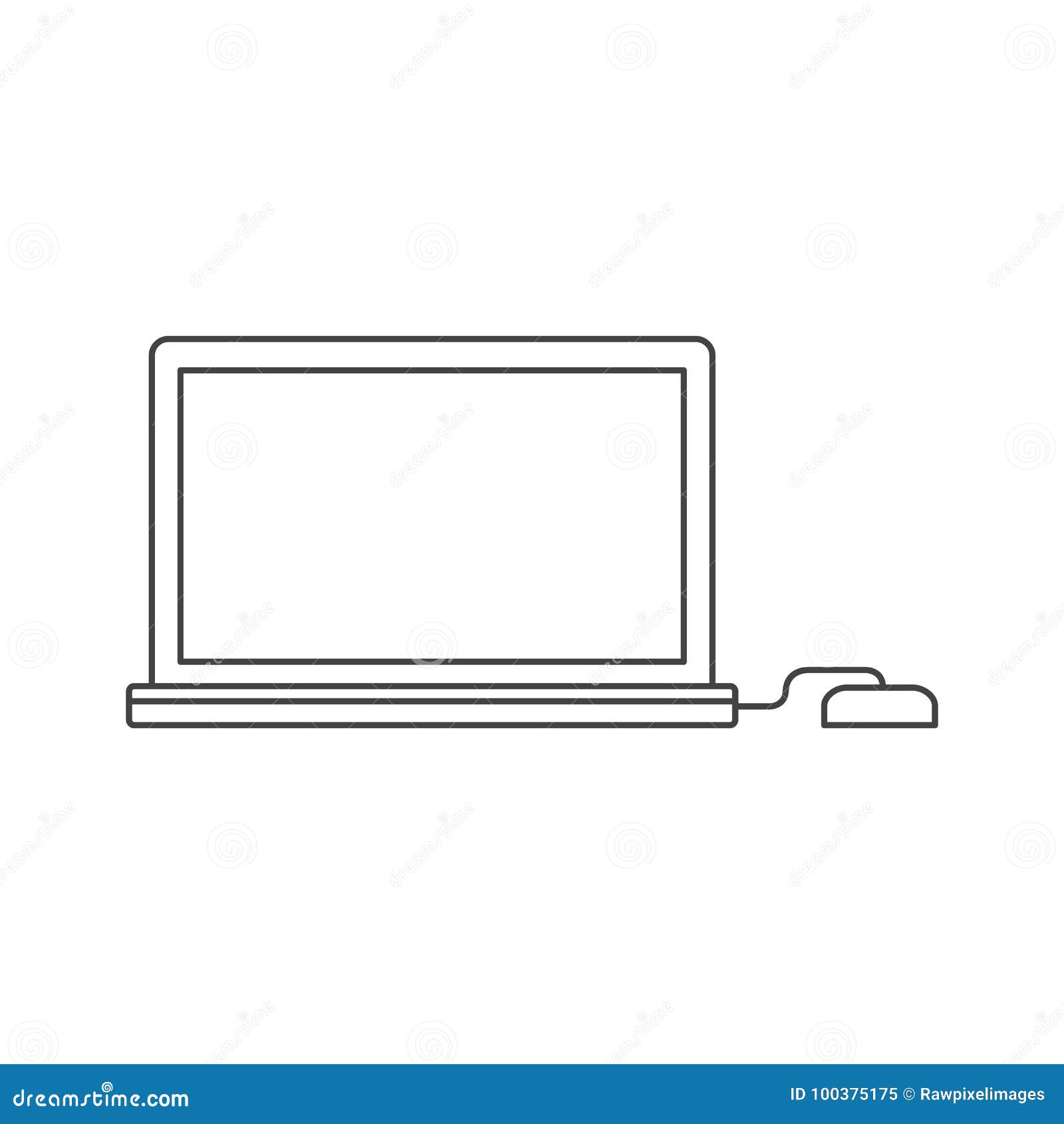 Vector of Computer Digital Device Stock Vector - Illustration of ...