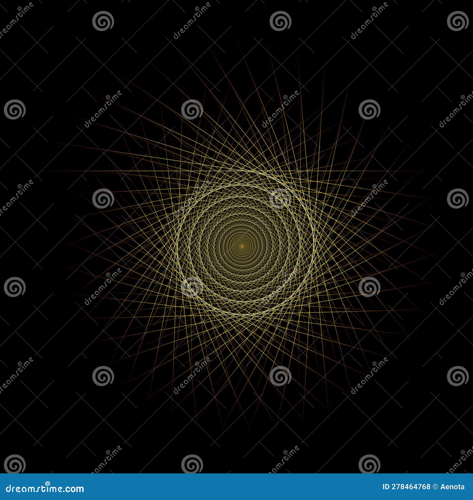 Vector Computer Generated Helix Fractal Generative Art Stock Vector ...