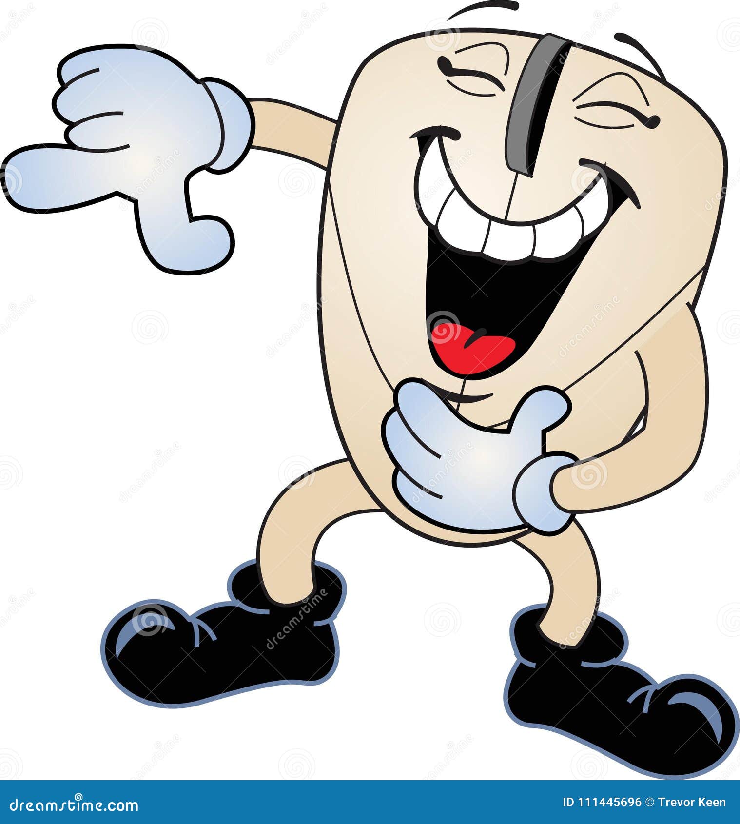 Computer Mouse Pointing Laughing Stock Vector - Illustration of ...