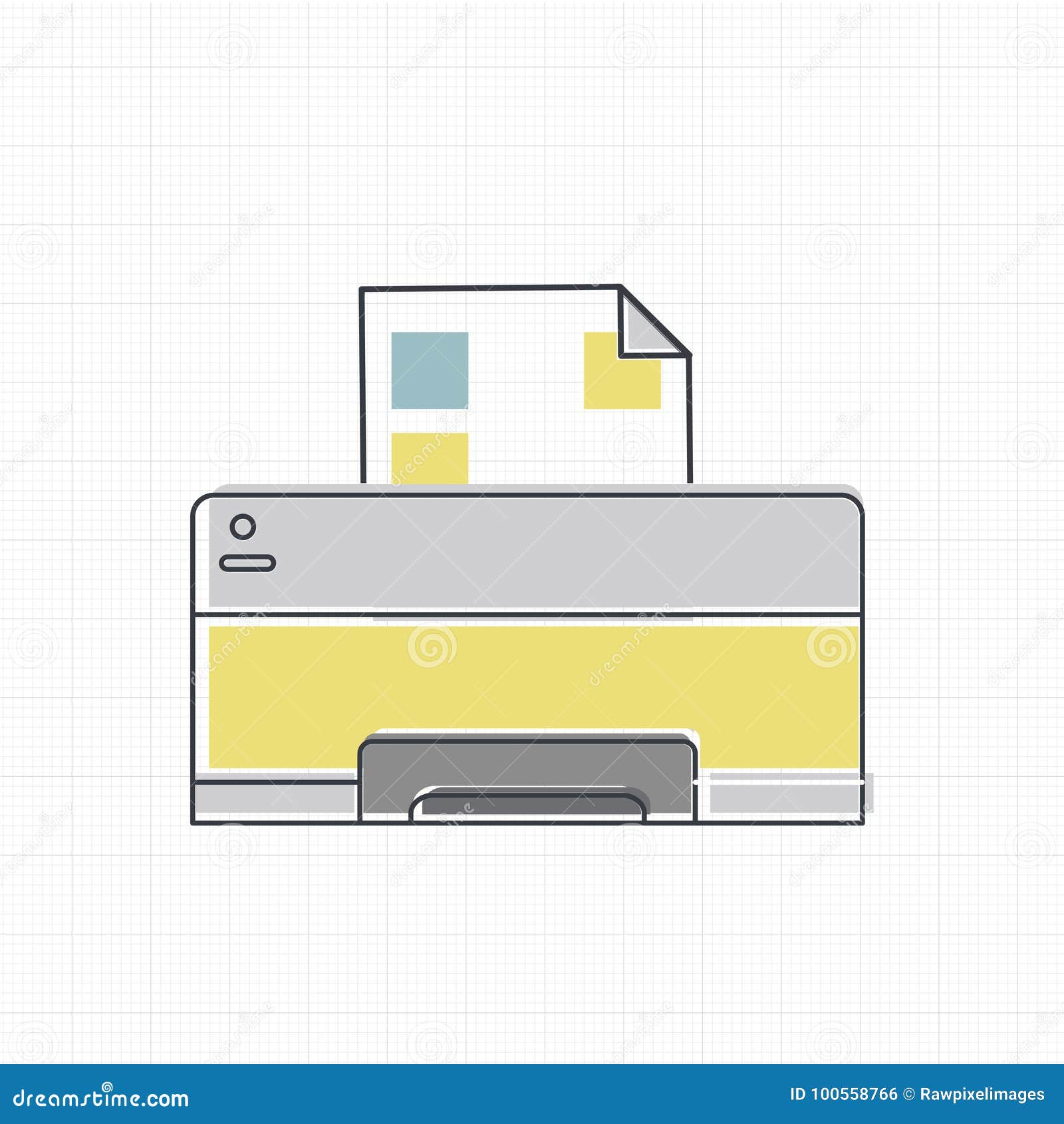 Vector of Computer Printer Icon Stock Vector - Illustration of icon ...