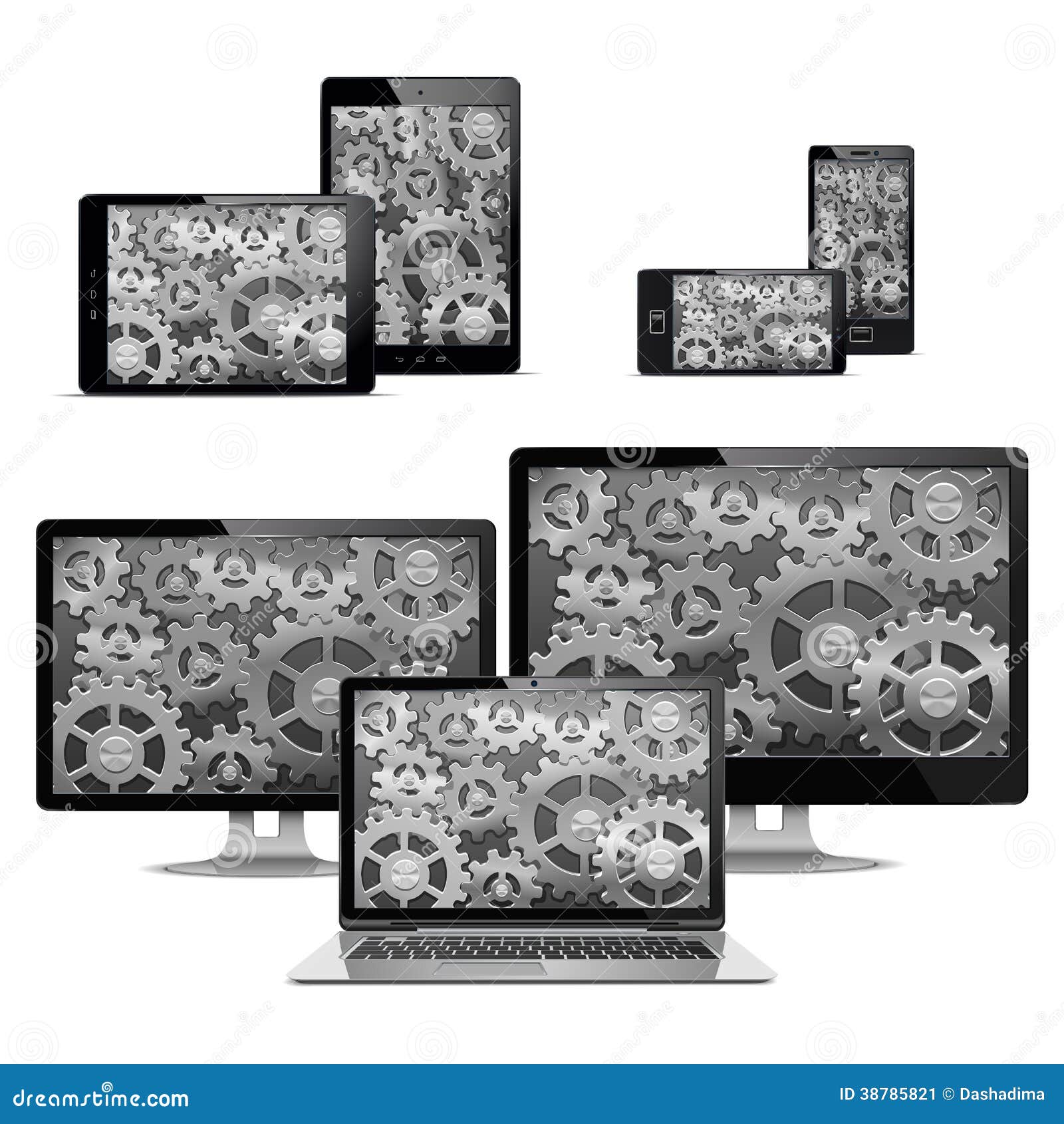 Computers And Gears, Computer And Support Logo, IT Services Logo ...