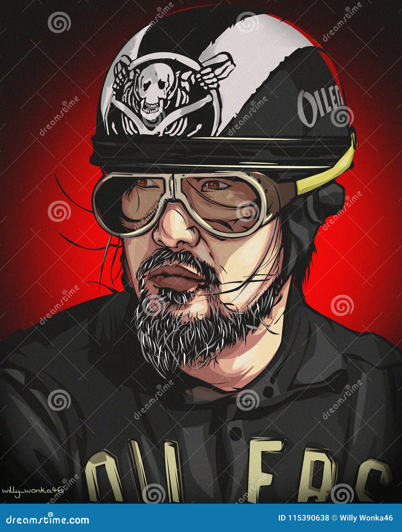 Vector Con Estilo Del Harline Foto de archivo editorial - Ilustración ...