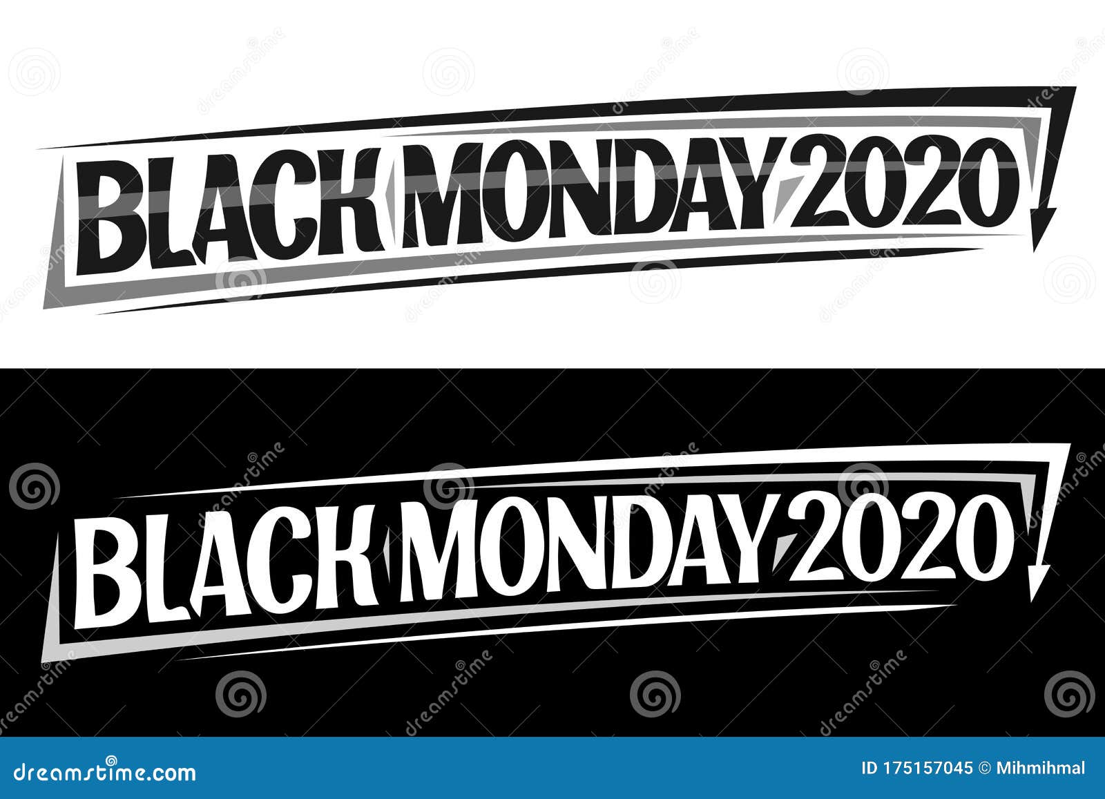 Vector Concept for Black Monday 2020 Stock Vector - Illustration of ...