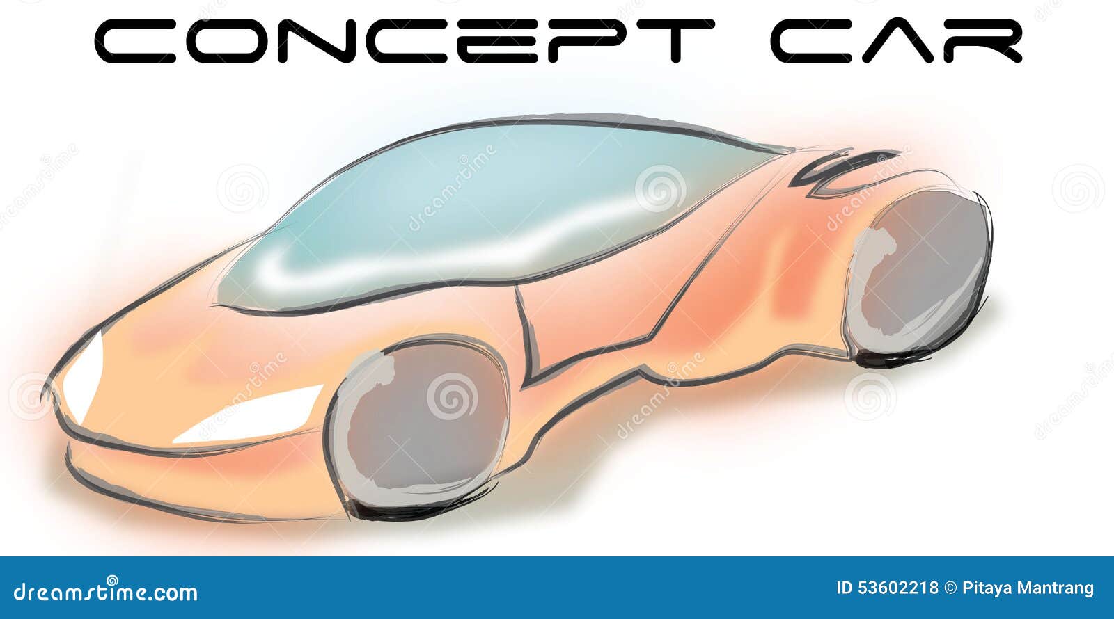 Vector concept car stock illustration. Illustration of mesh - 53602218