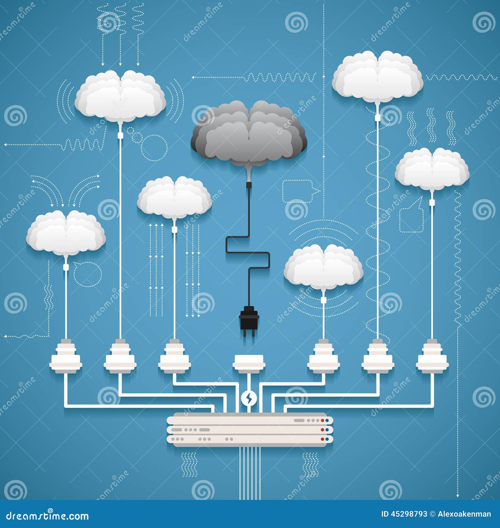 Vector Concept of Creative Network Stock Vector - Illustration of ...