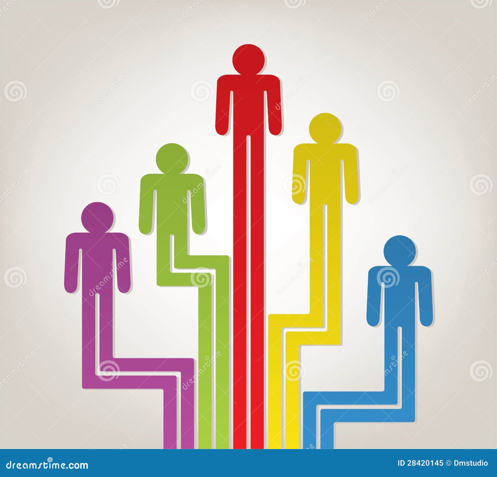 Vector Concept of Generation - Symbols of People Stock Vector ...