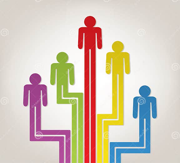 Vector Concept of Generation - Symbols of People Stock Vector ...