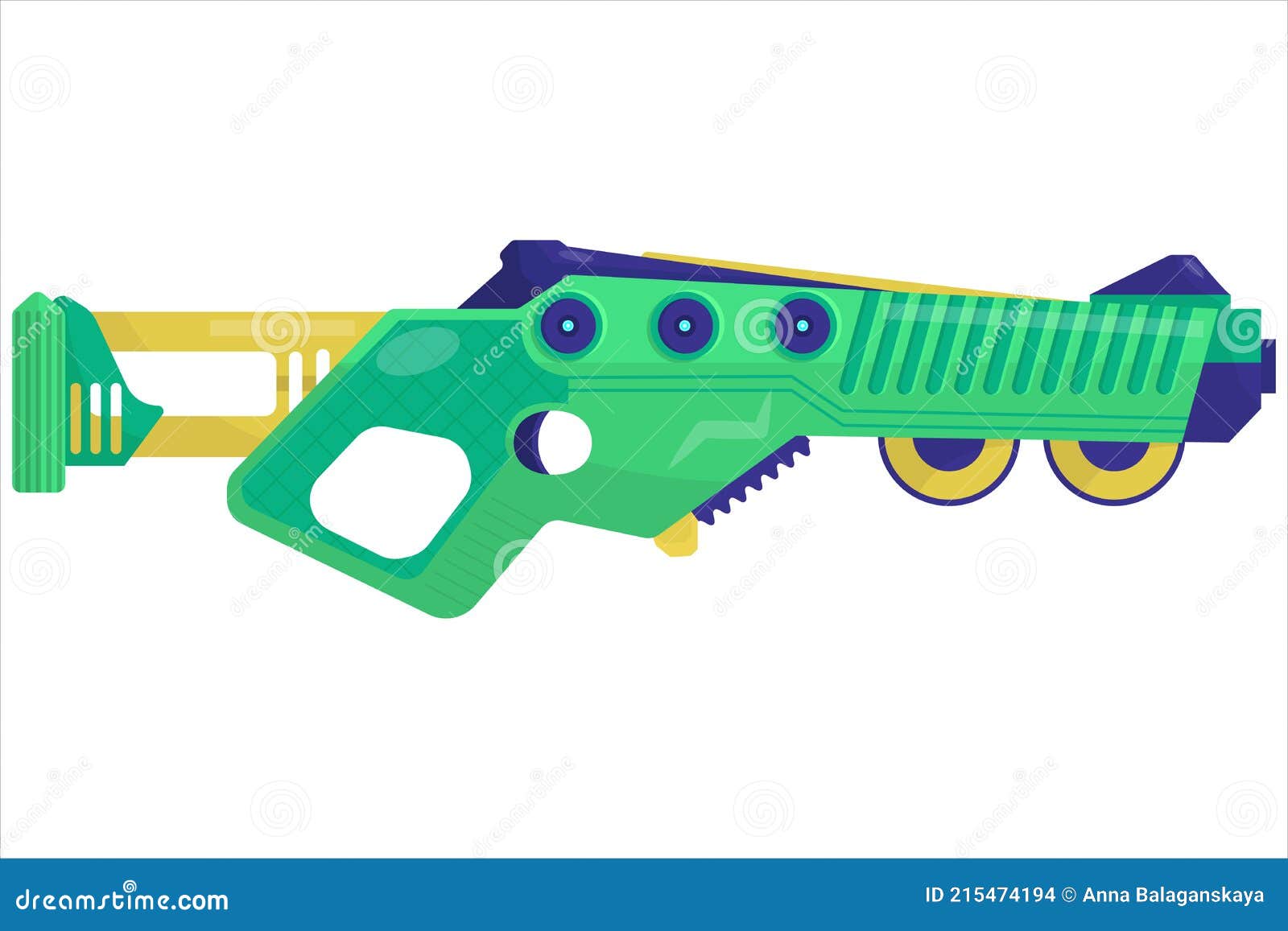 Blaster Concept Vector Linear Icon Isolated On Transparent Background ...