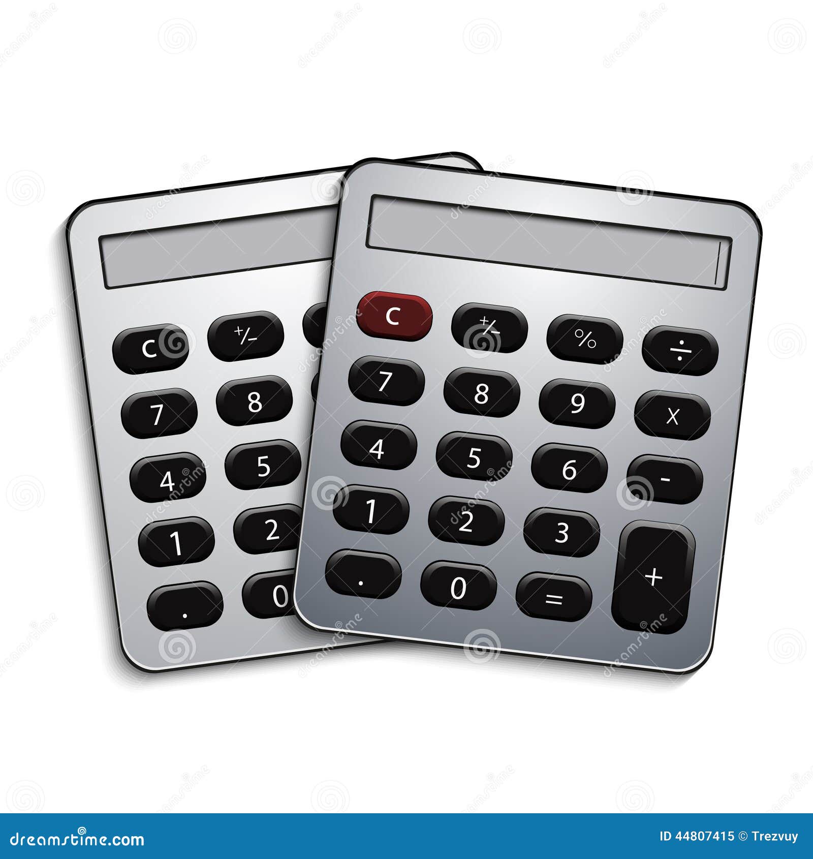 Vector Concept Modern Calculator Background. Stock Vector ...