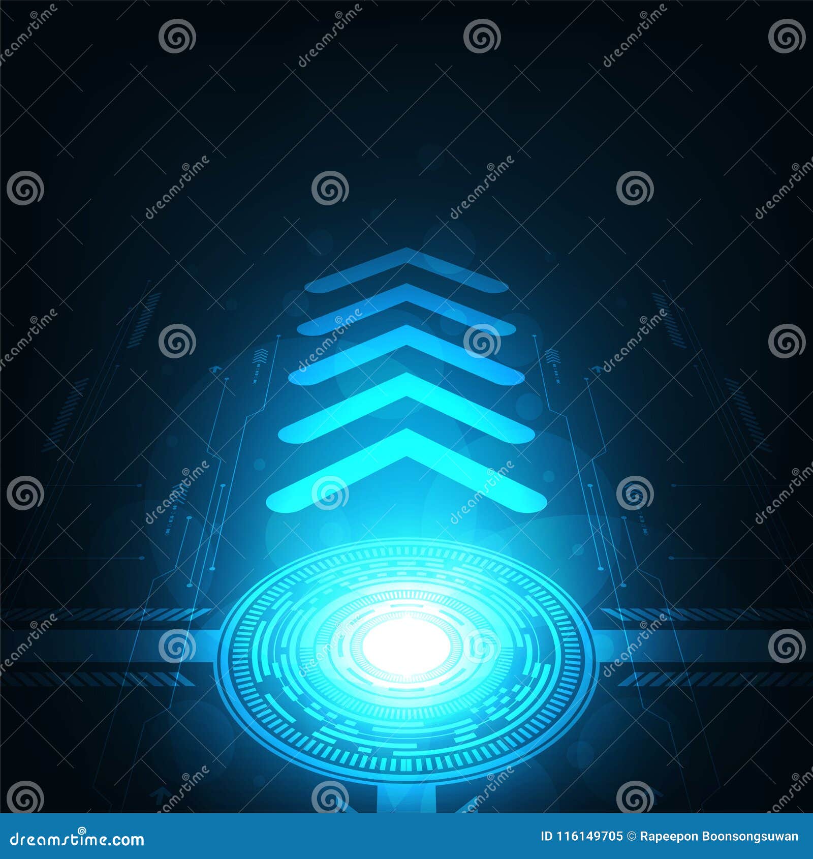 Vector in the Concept of Next-generation Technology. Stock Vector ...