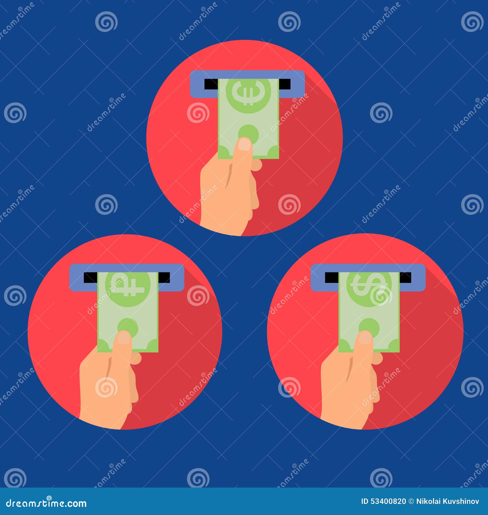 Vector Concept of Payment Options in Flat Style Stock Vector ...