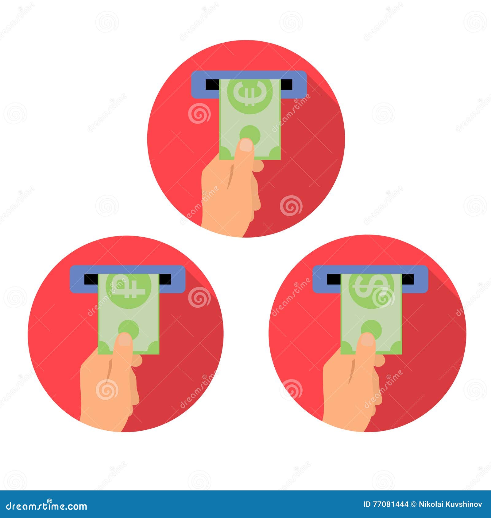 Vector Concept of Payment Options in Flat Style Stock Vector ...