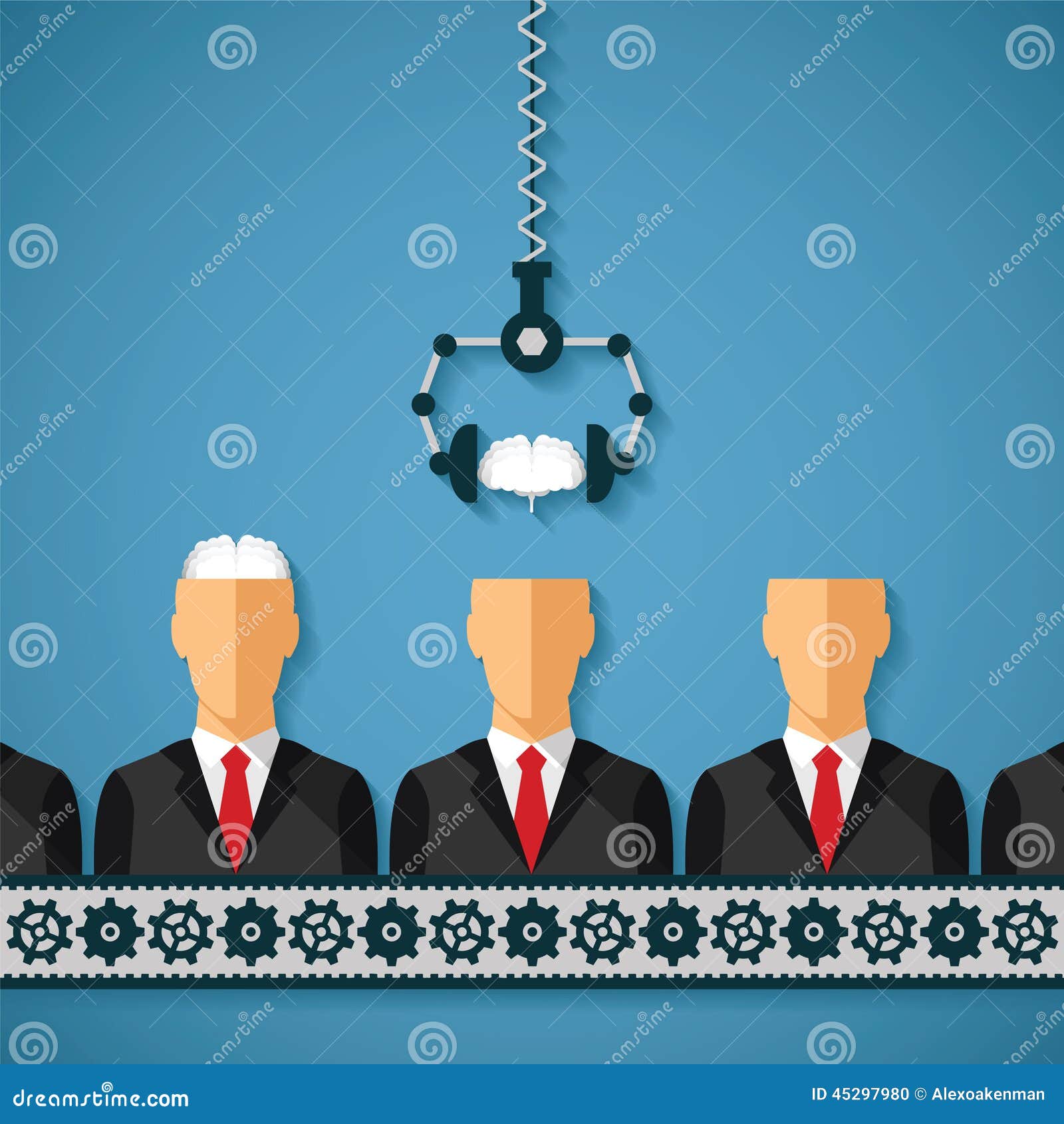 Vector Concept of Traditional Education Process Stock Vector ...