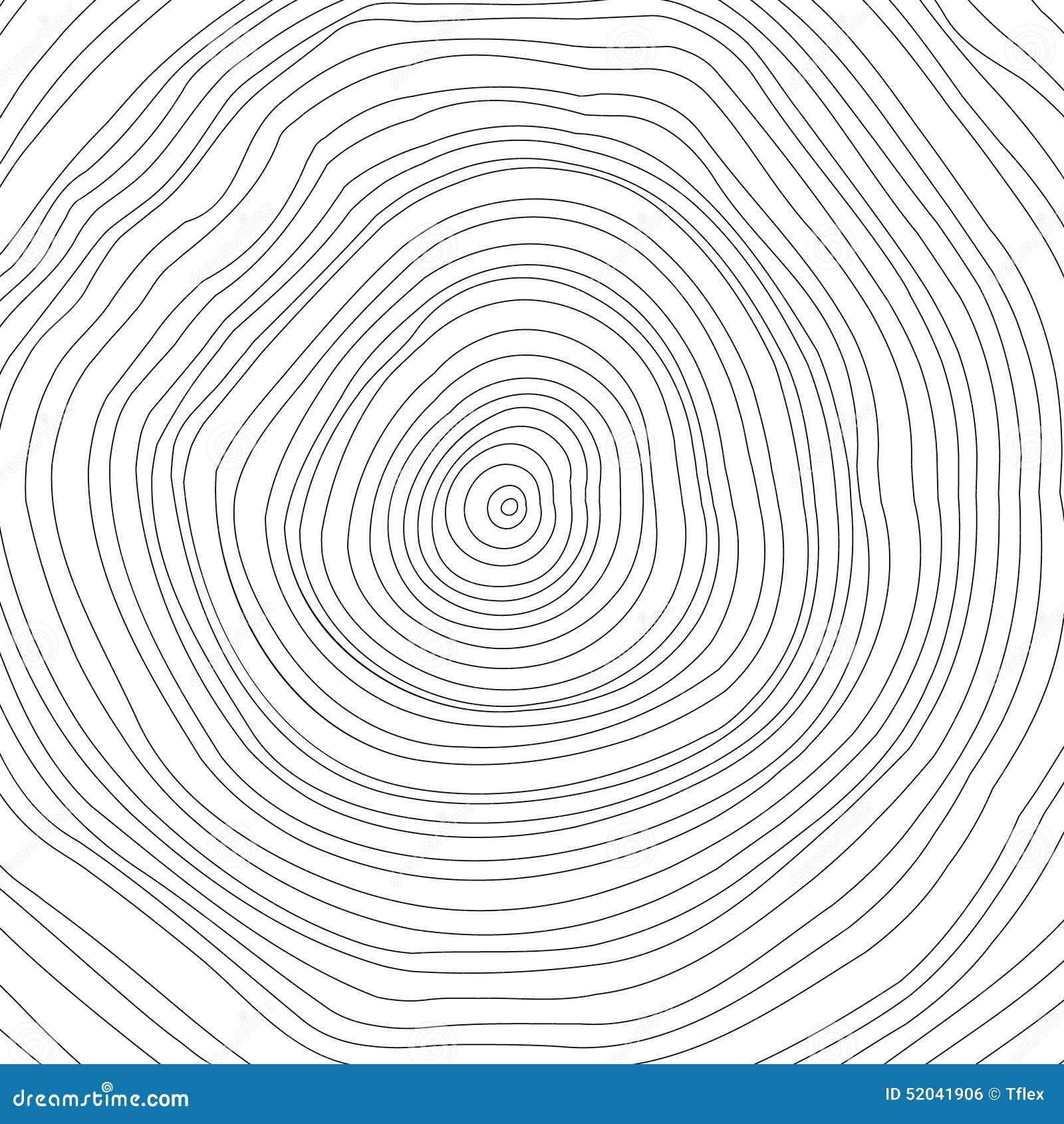 Vector Conceptual Background With Tree-rings. Tree | CartoonDealer.com ...