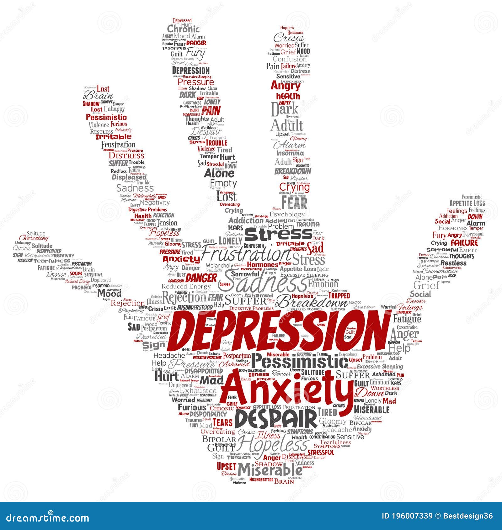 Depression Conceptual Meter Indicate Maximum Royalty-Free Stock ...