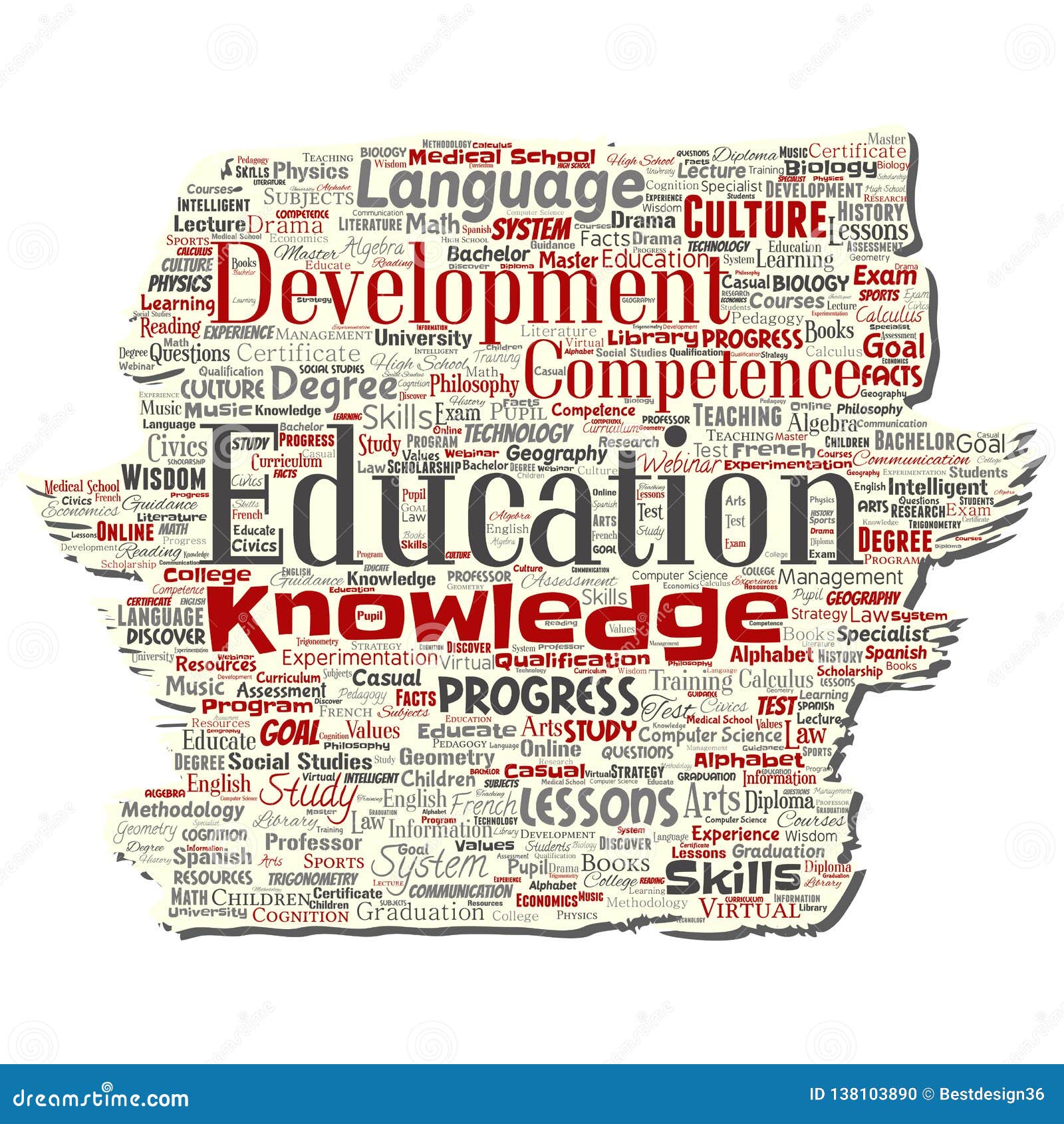 Vector Education, Knowledge, Information Old Torn Stock Vector ...